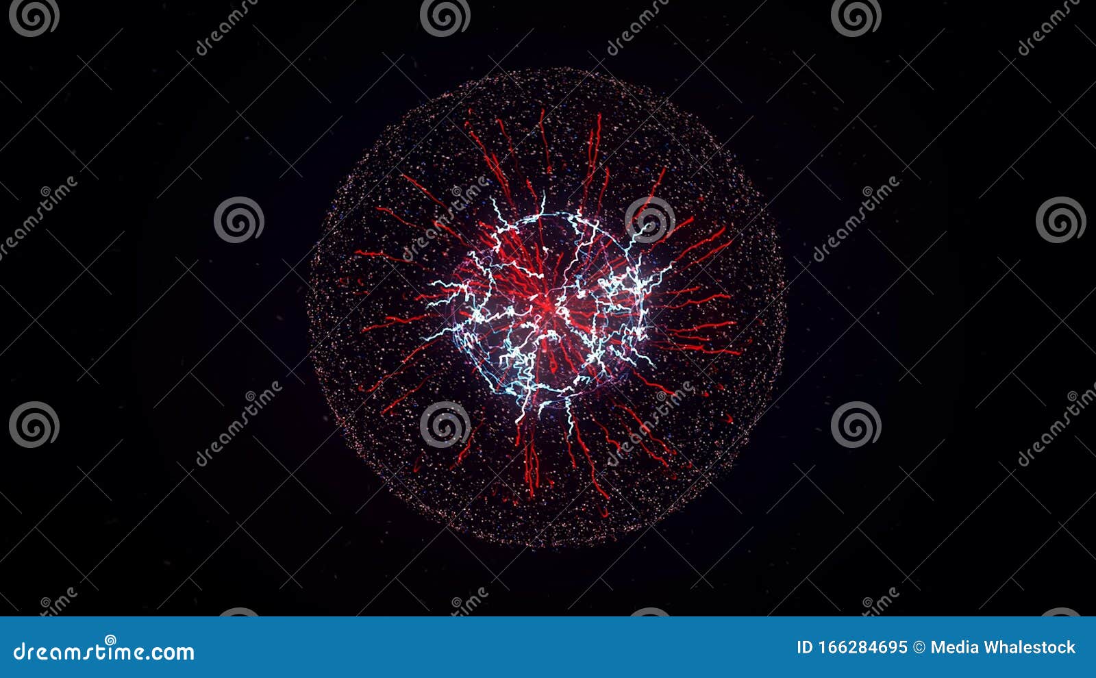 Beautiful Star Exploding and Transforming into Thousands of Small ...