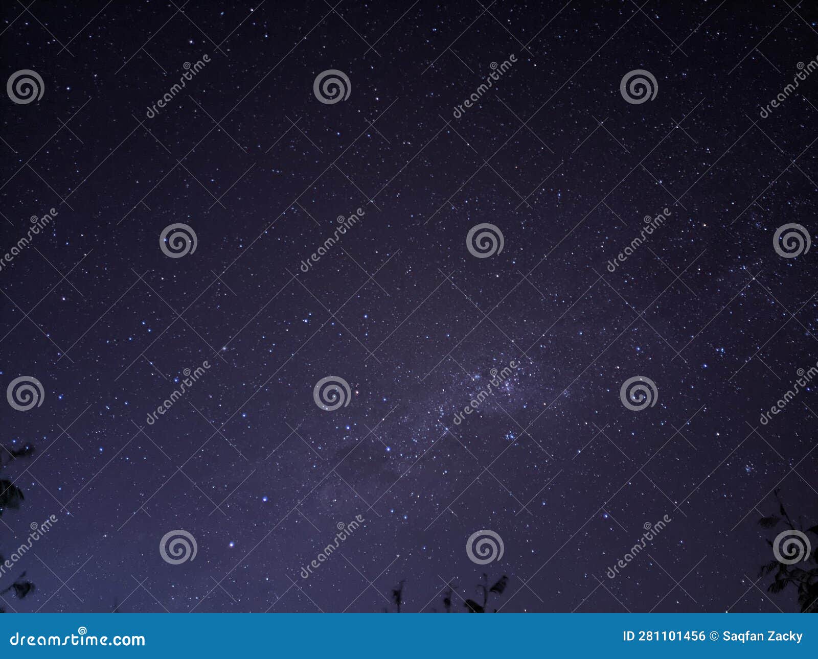 Beautiful Star Ocean with Milky Way Galaxy Stock Photo - Image of ...