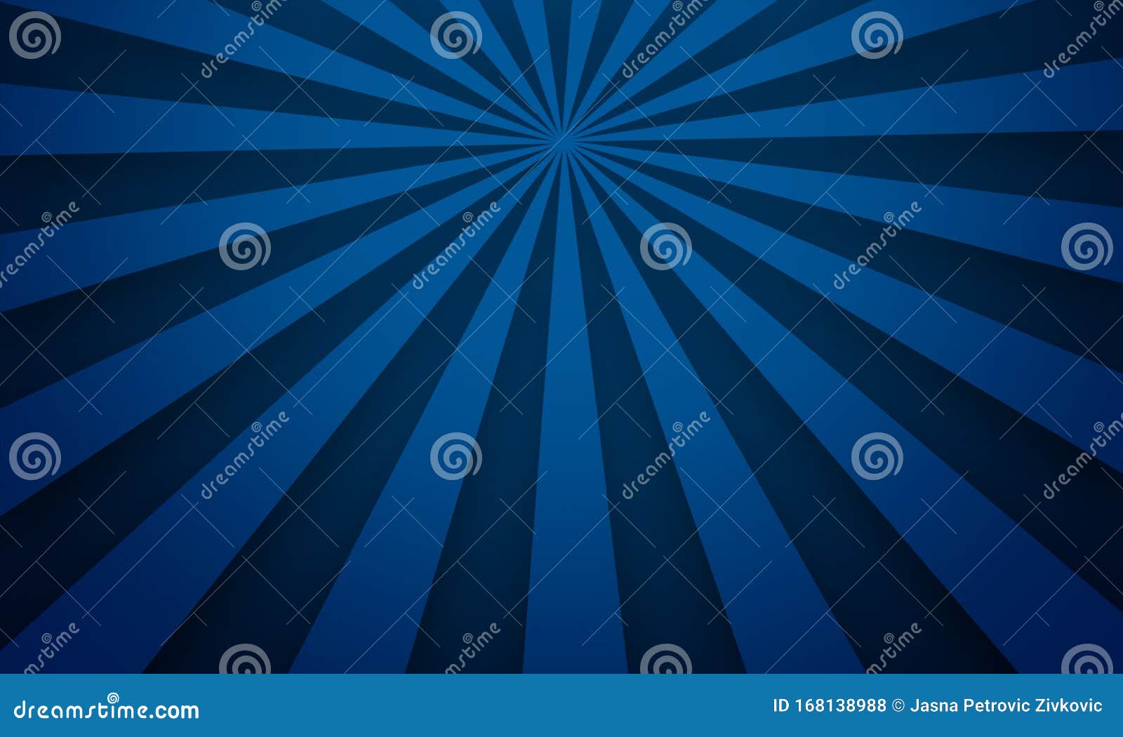 Starburst Abstract Blue Dark Background Stock Illustration ...