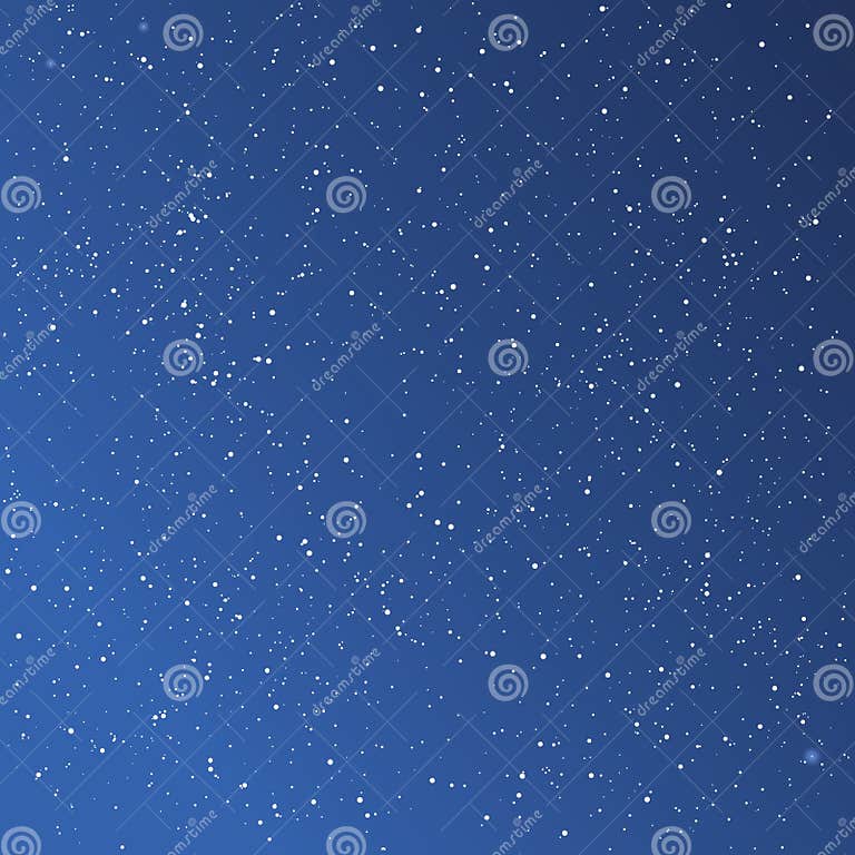Beautiful starry blue sky stock vector. Illustration of planets - 55547094