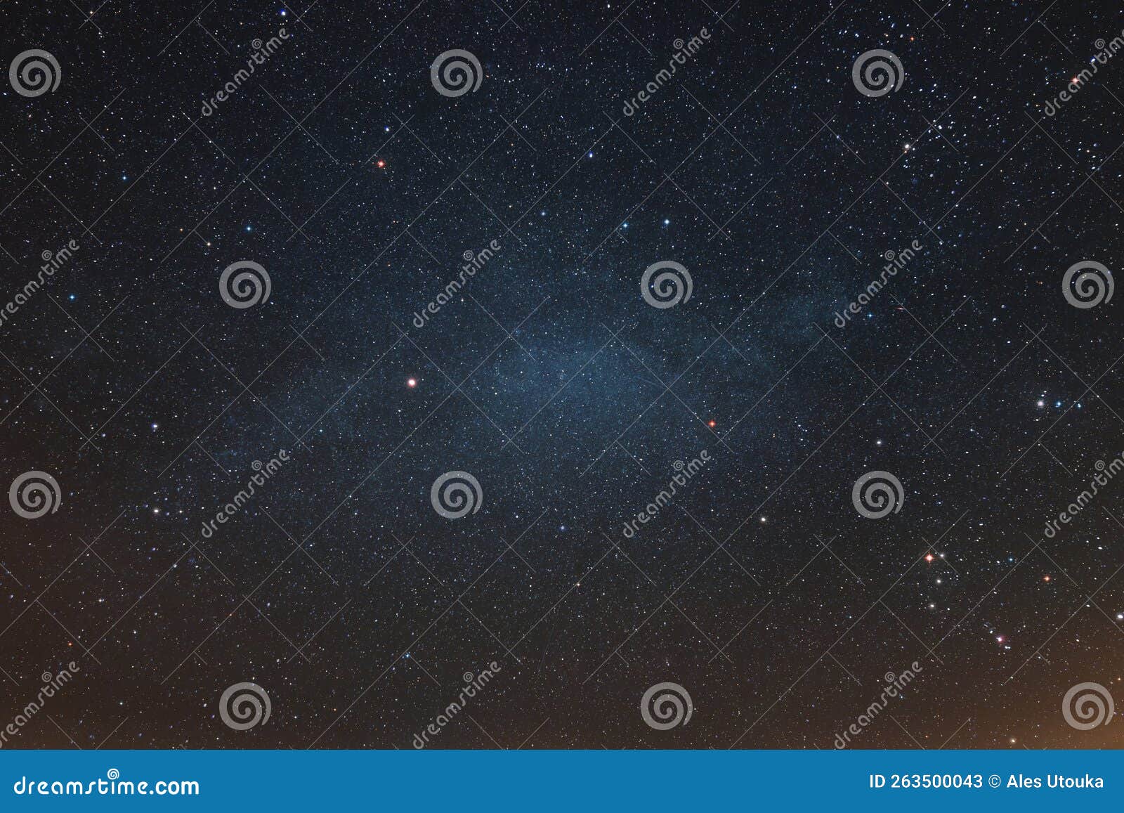Beautiful Starry Sky with Stars, Planets, and Constellations. Amazing ...