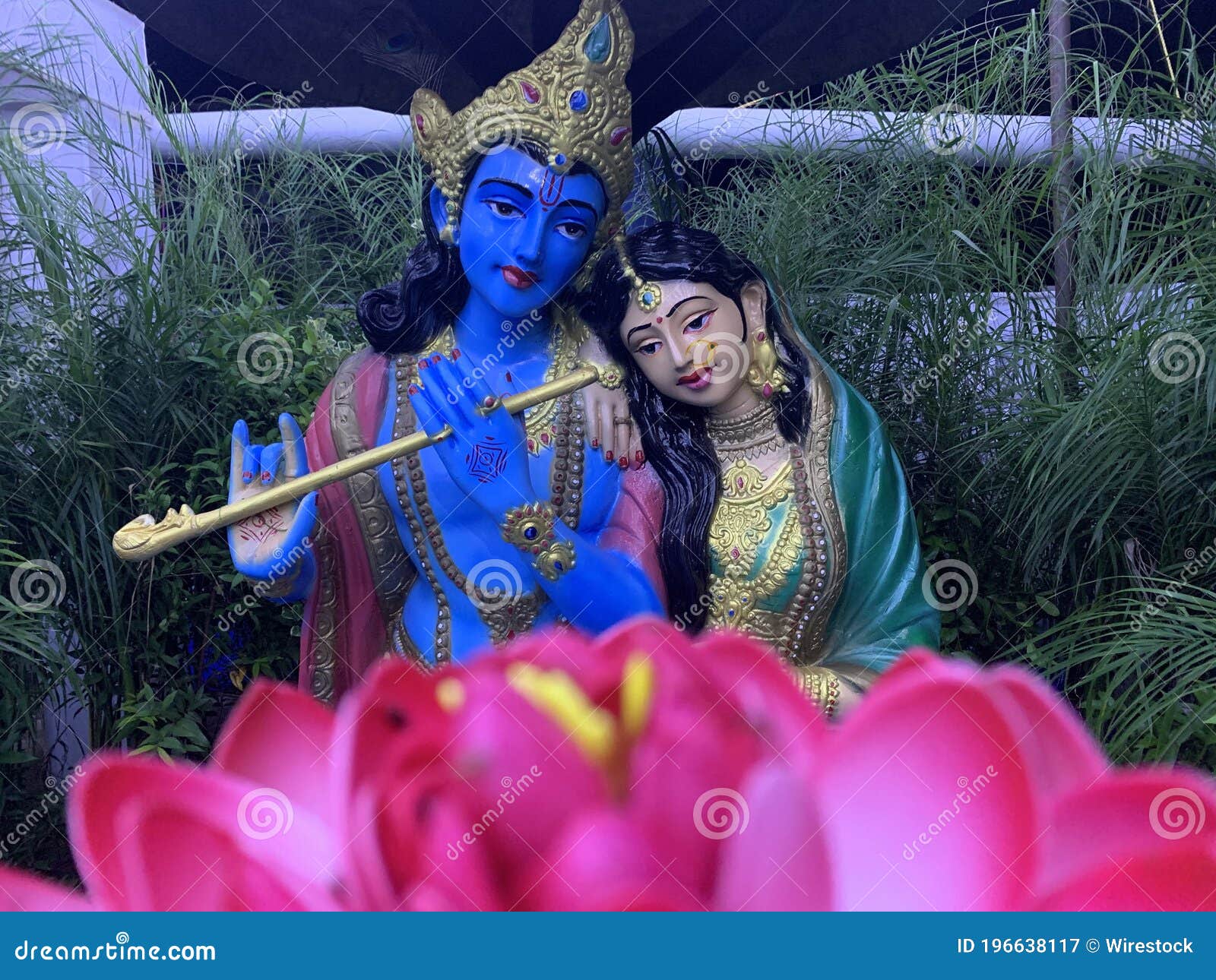 Beautiful Statue of the Indian Vishnu God Stock Image - Image of vishnu ...