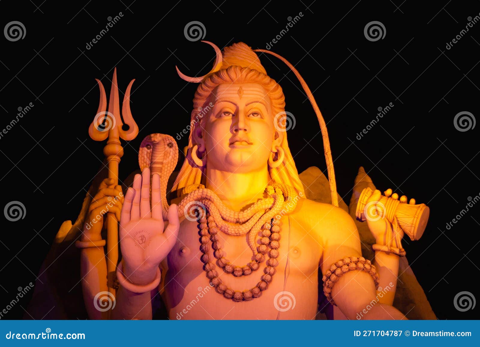 Beautiful Statue of Lord Shiva. Stock Image - Image of hinduism ...