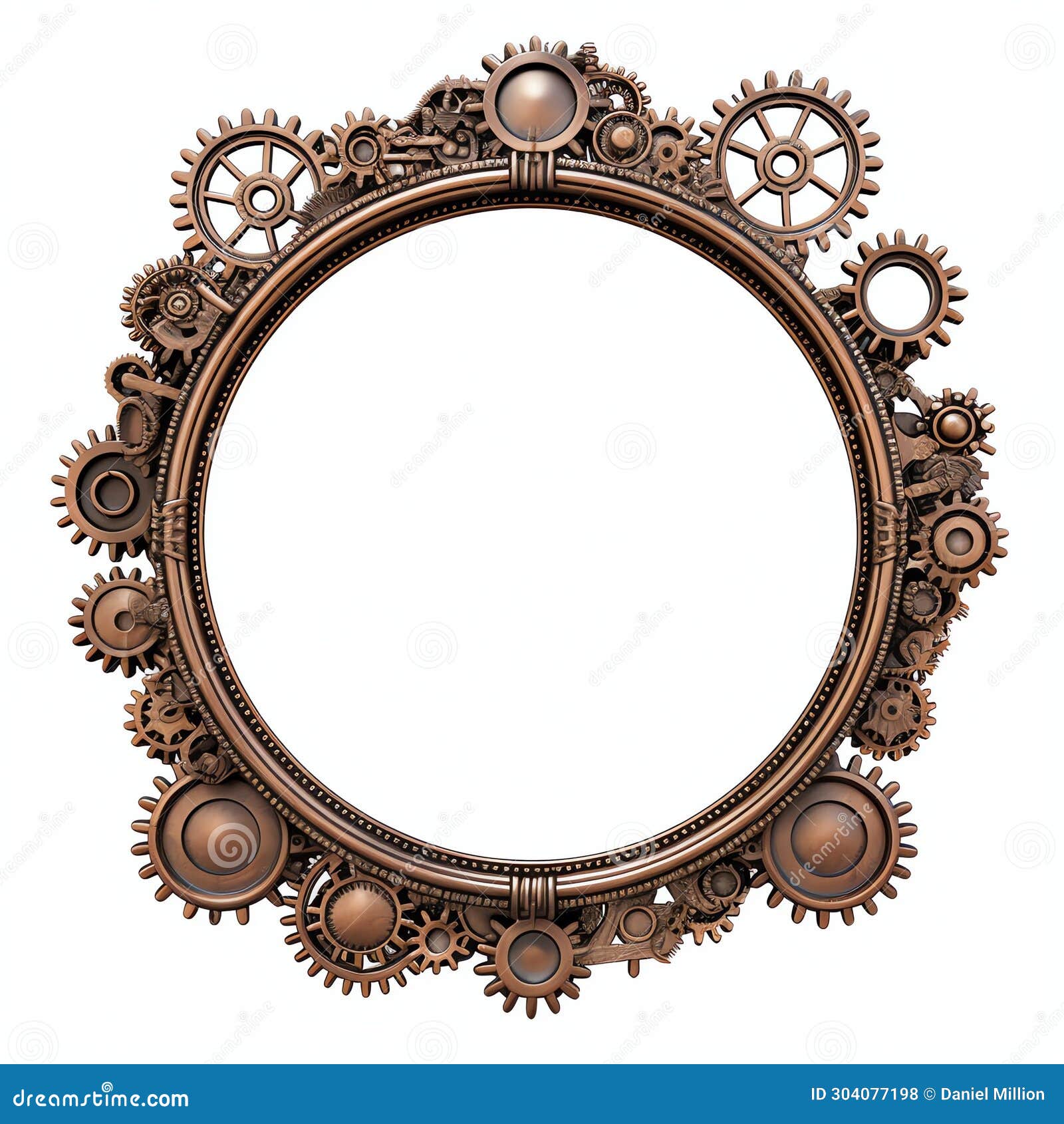 Beautiful Steampunk Frame Clipart Illustration Stock Illustration ...