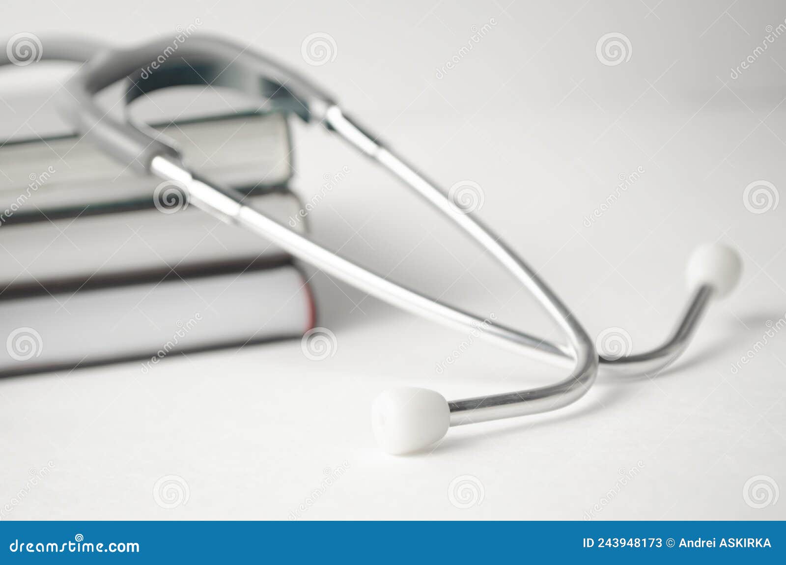 Beautiful Stethoscope on Book. Medical Concept Stock Image - Image of ...