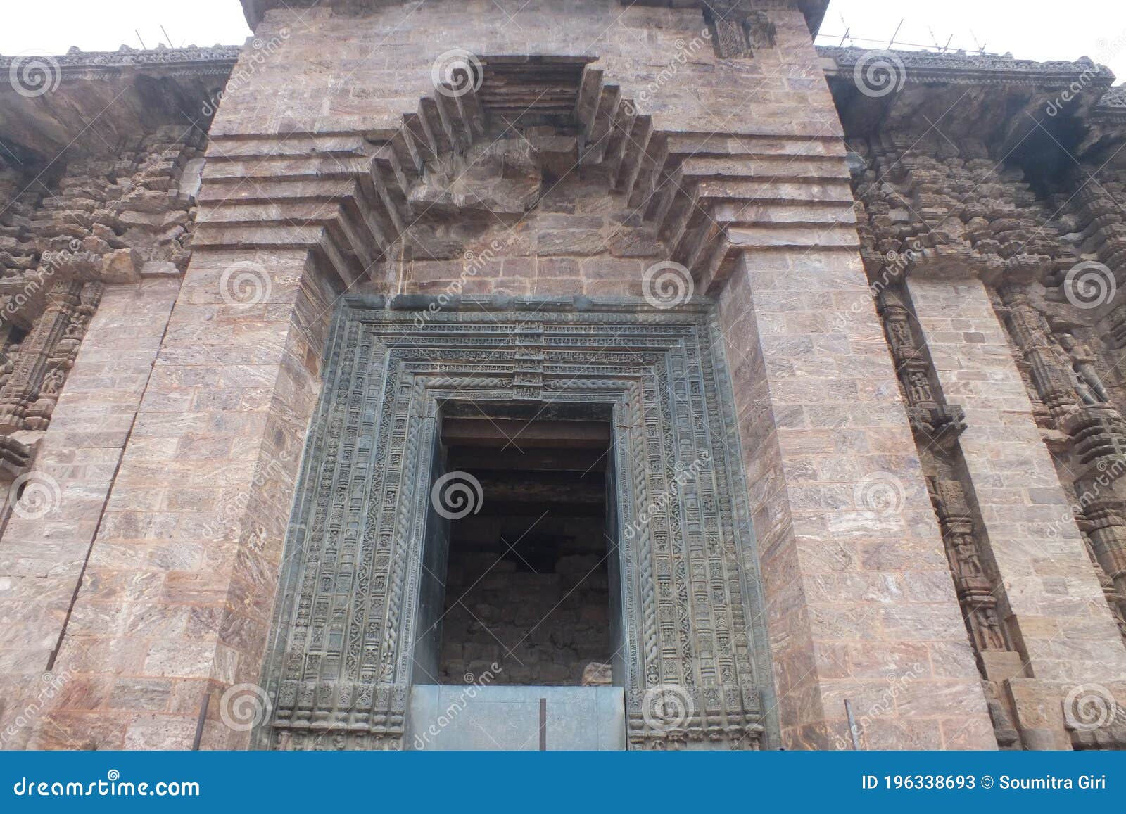 Beautiful Stone Gate of Konark Temple Stock Image - Image of temple ...