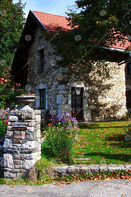 Beautiful stone house stock image. Image of place, outdoor - 3250429