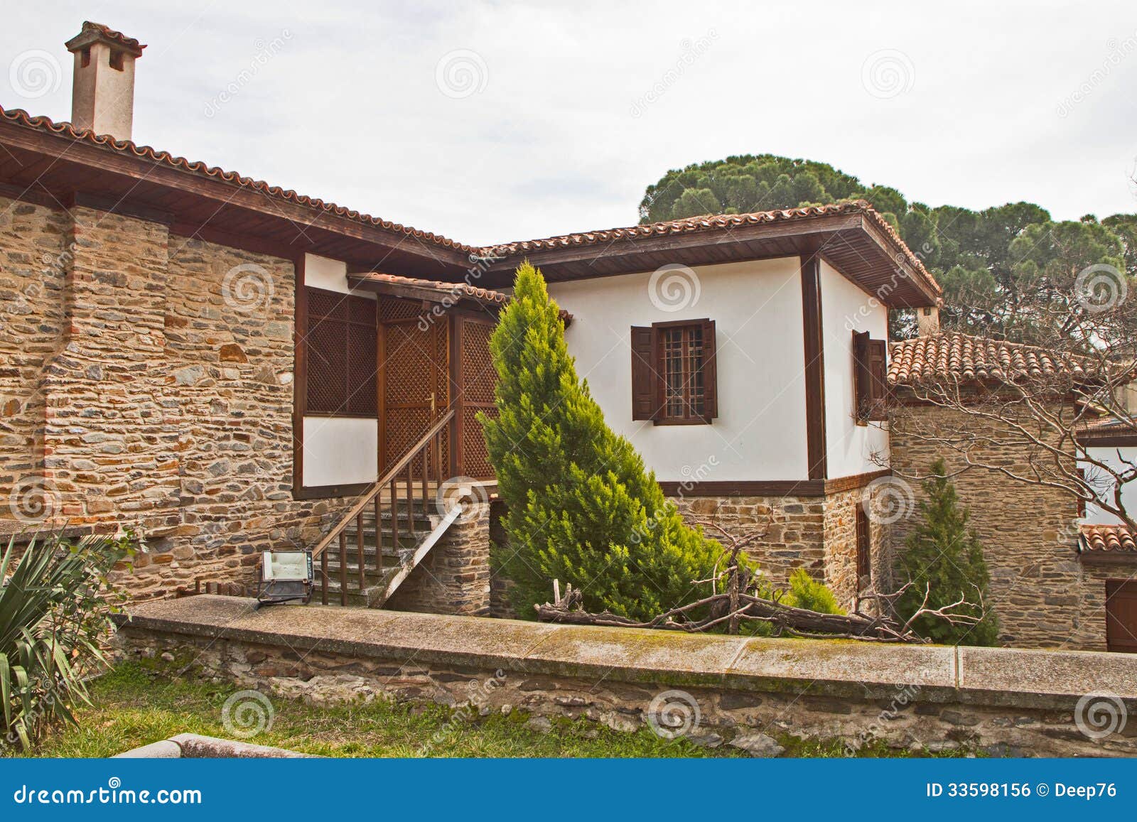 Beautiful Stone House in Turkey Stock Photo - Image of turkey, green ...