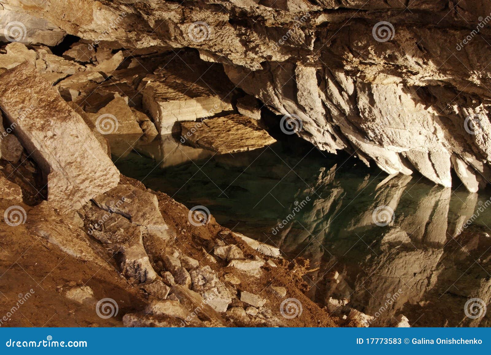 Beautiful stones in a cave stock image. Image of mineral - 17773583