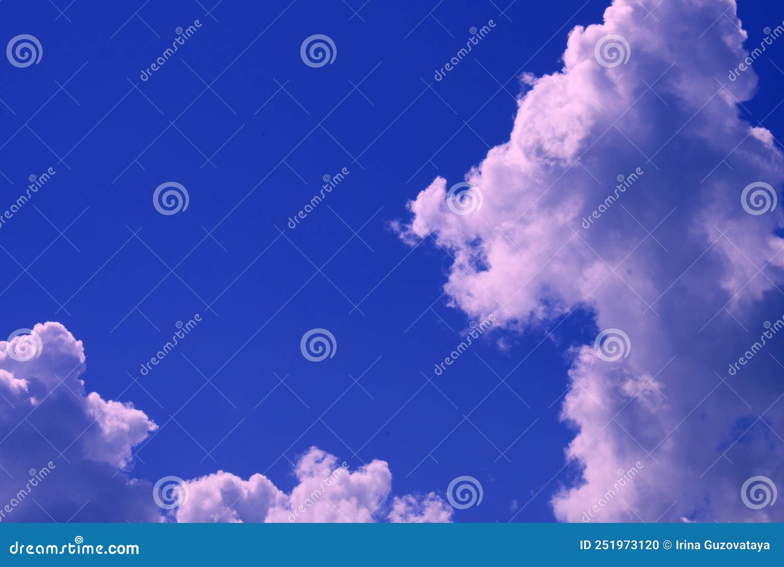 Beautiful Storm Clouds on the Blue Sky. an Approaching Storm Stock ...