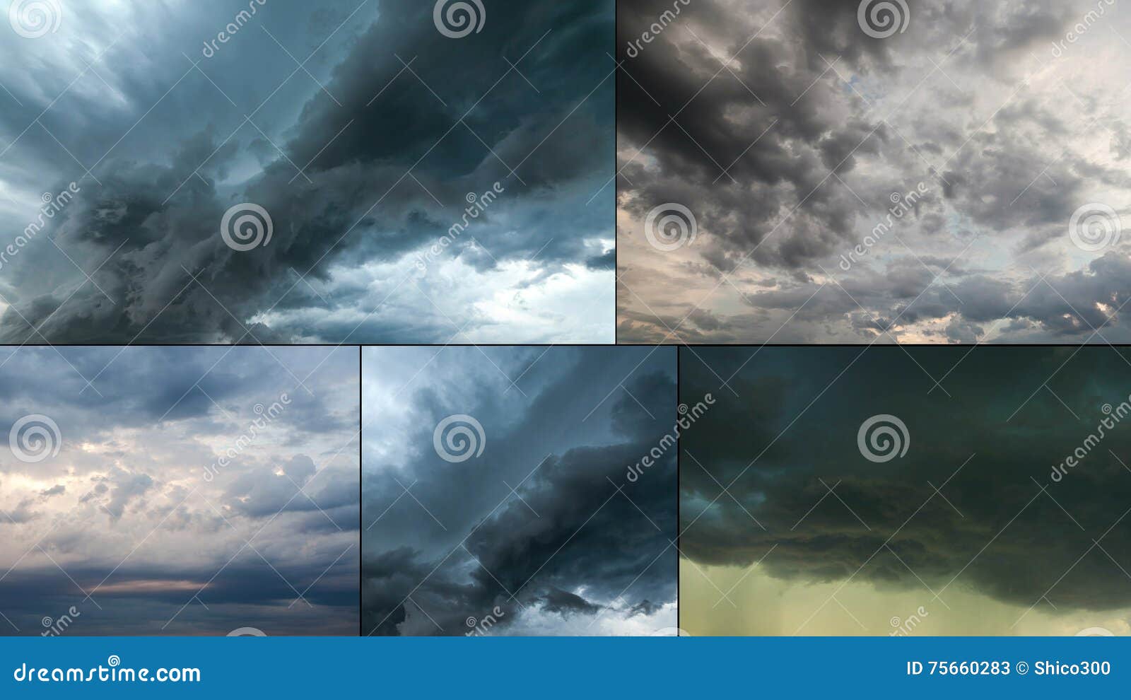 Beautiful Storm Sky with Clouds, Apocalypse Like Stock Image - Image of ...