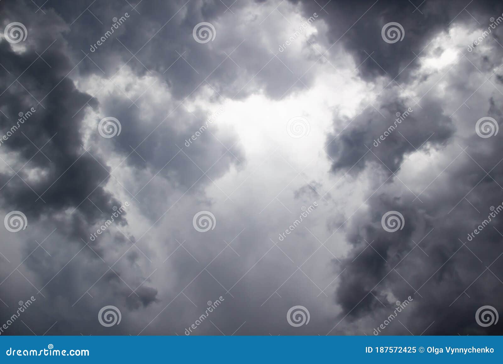 A Beautiful Stormy Sky with Clouds. the Dark Heavy Thunderstorm Clouds before the Rain Stock ...