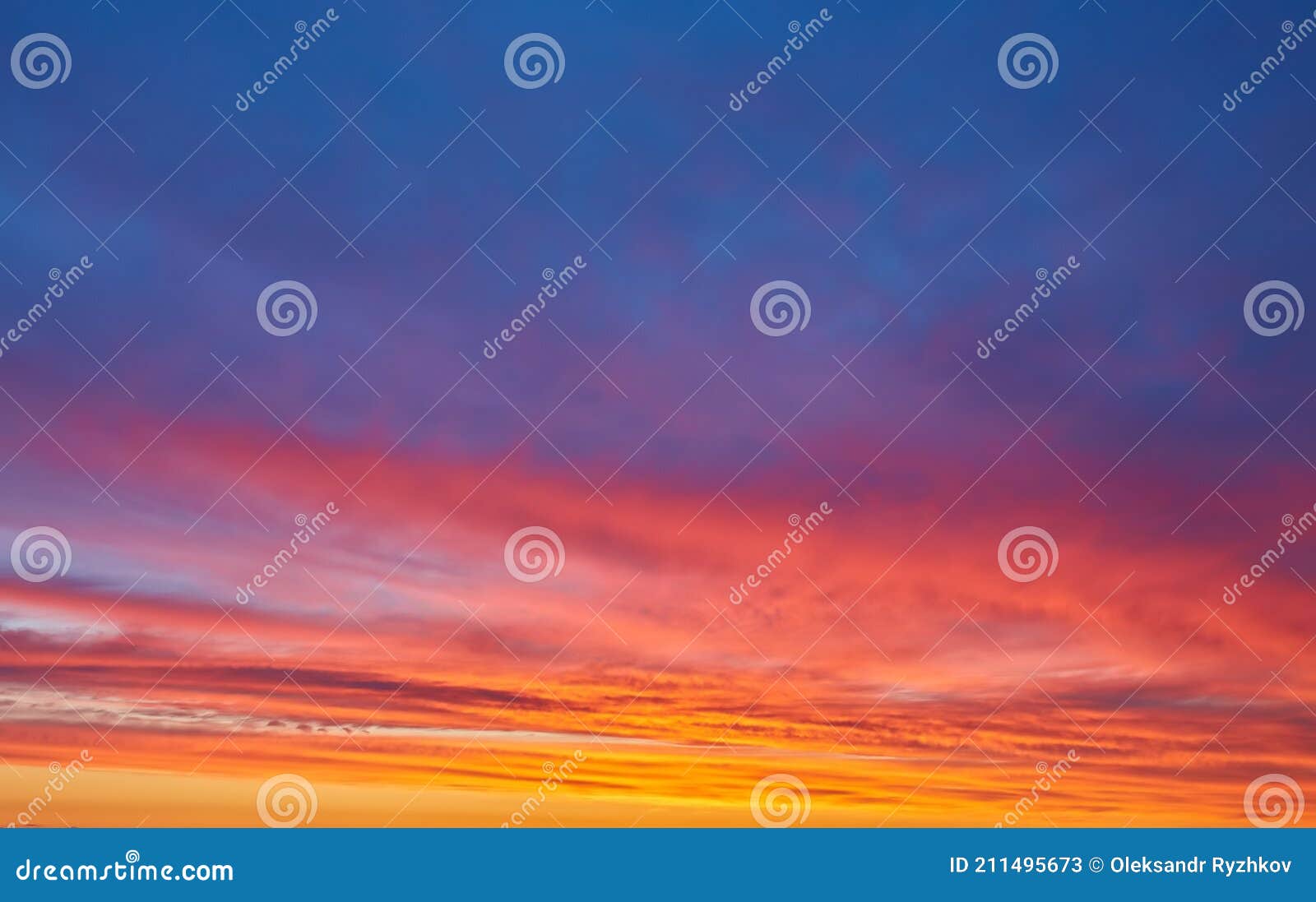 Beautiful Stormy Sunset Sky Stock Image - Image of dramatic, background ...