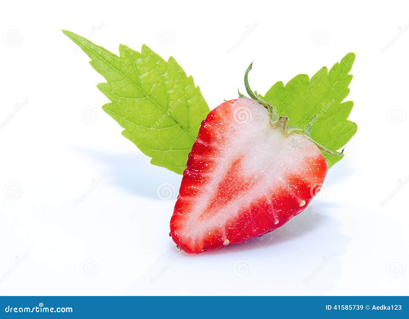 Beautiful strawberries stock image. Image of segment - 41585739