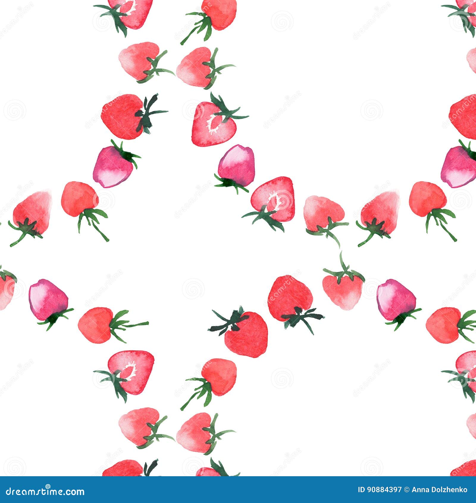 Beautiful Strawberry Circle Pattern Stock Illustration - Illustration ...