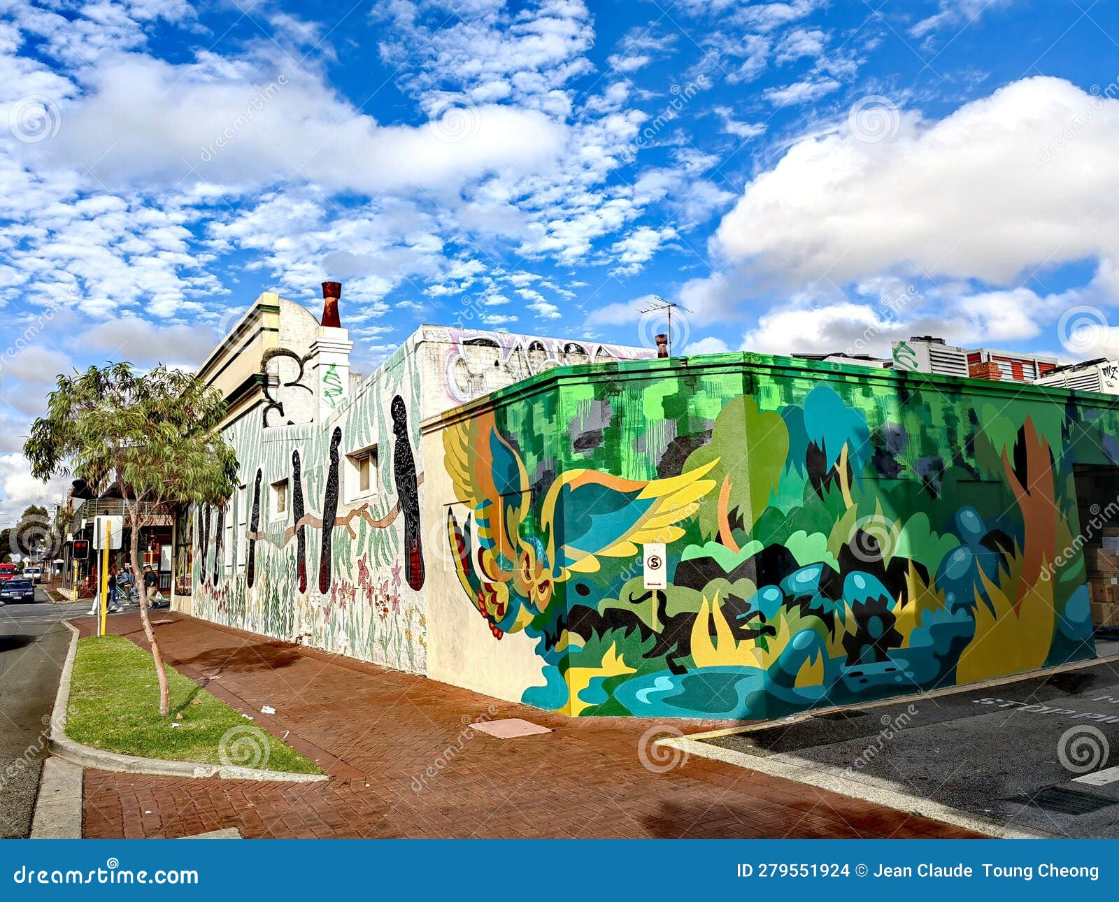 Beautiful Street Art in Northbridge Perth. Editorial Stock Image ...