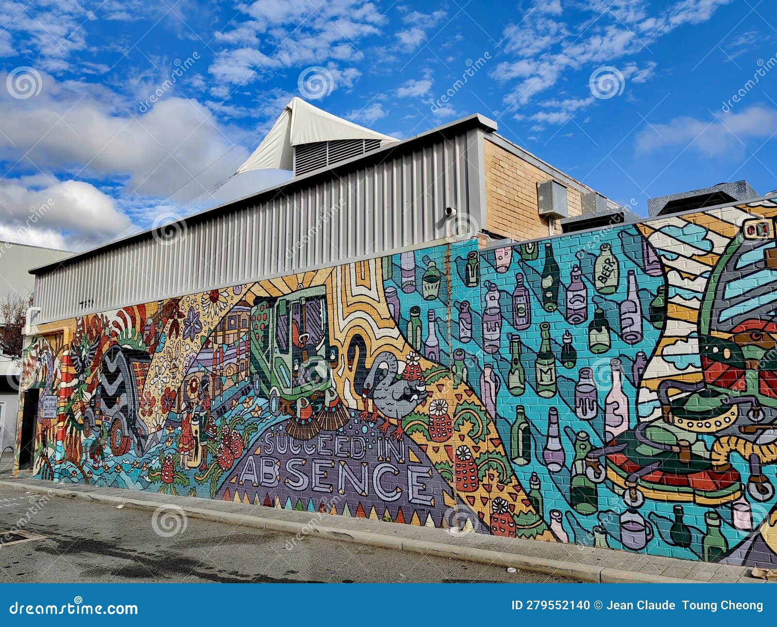 Beautiful Street Art in Northbridge Perth. Editorial Image - Image of ...