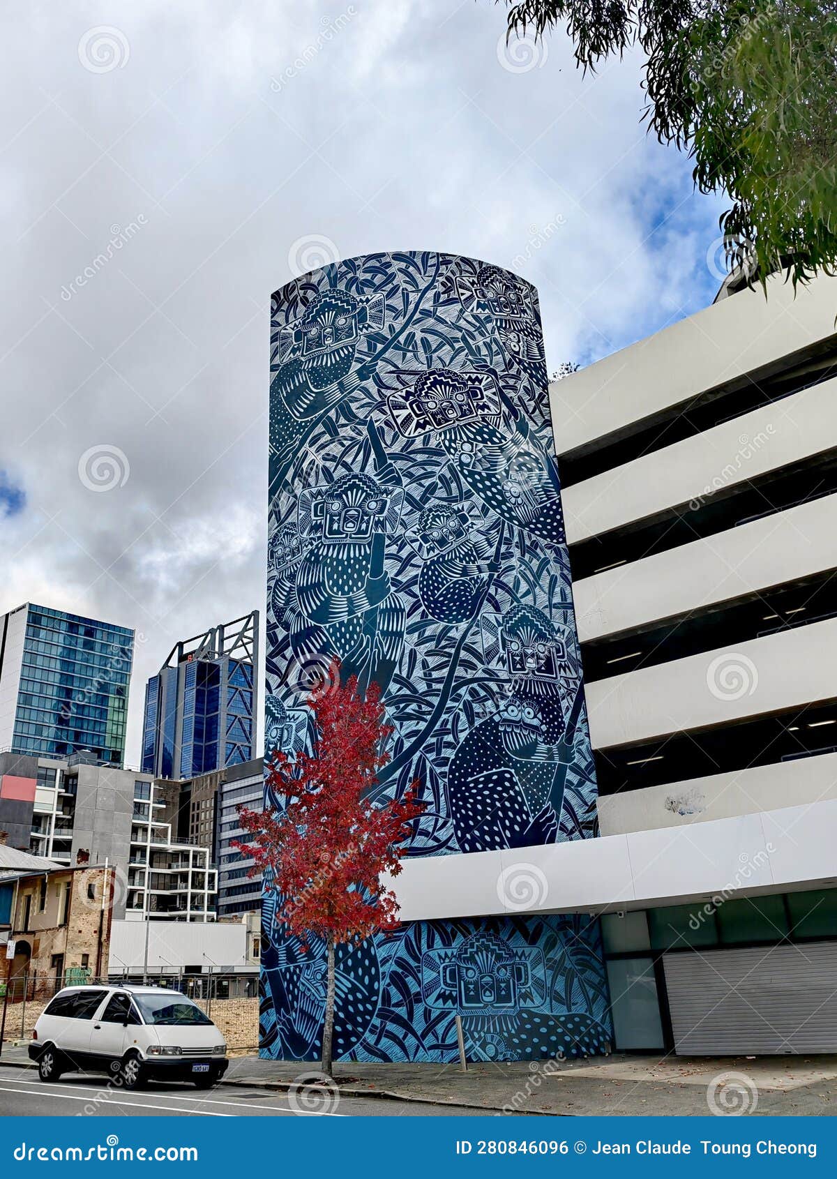 Beautiful Street Art in Perth. Stock Photo - Image of beautiful, koala ...