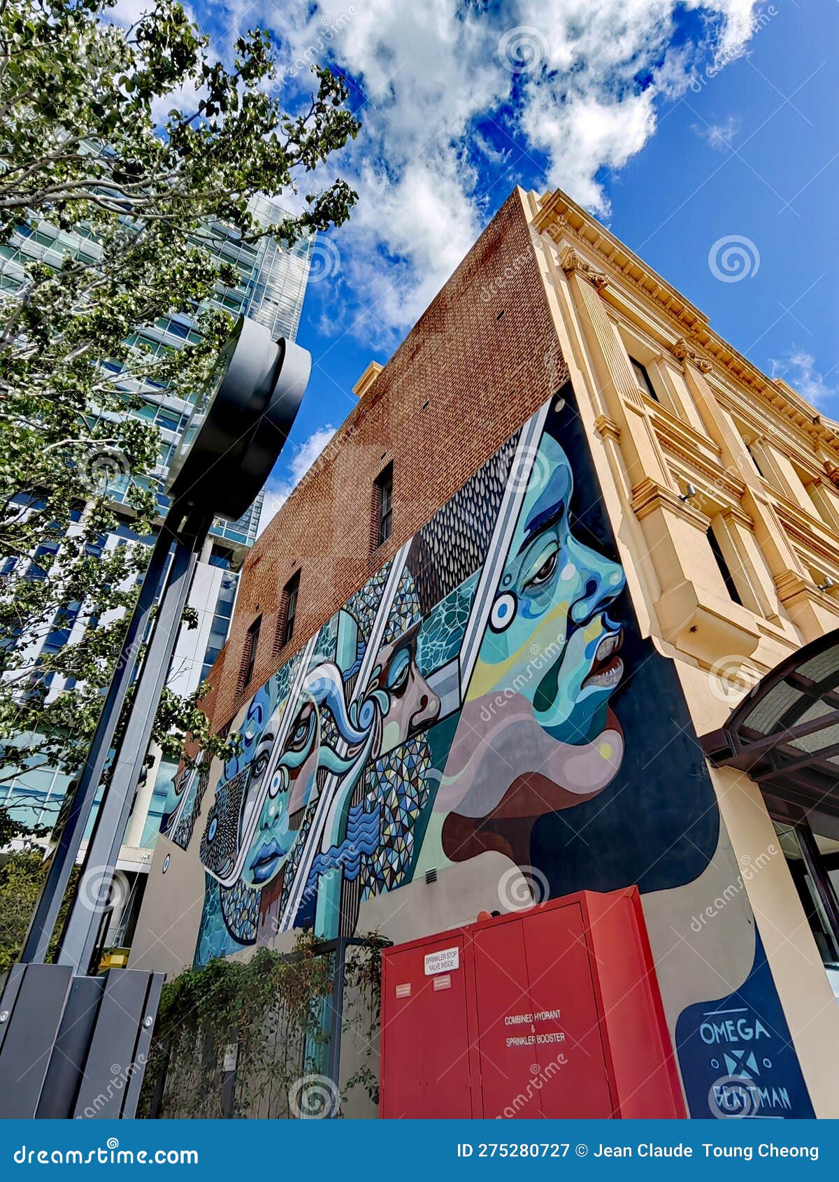 Beautiful Street Art in Perth CBD. Editorial Photography - Image of ...