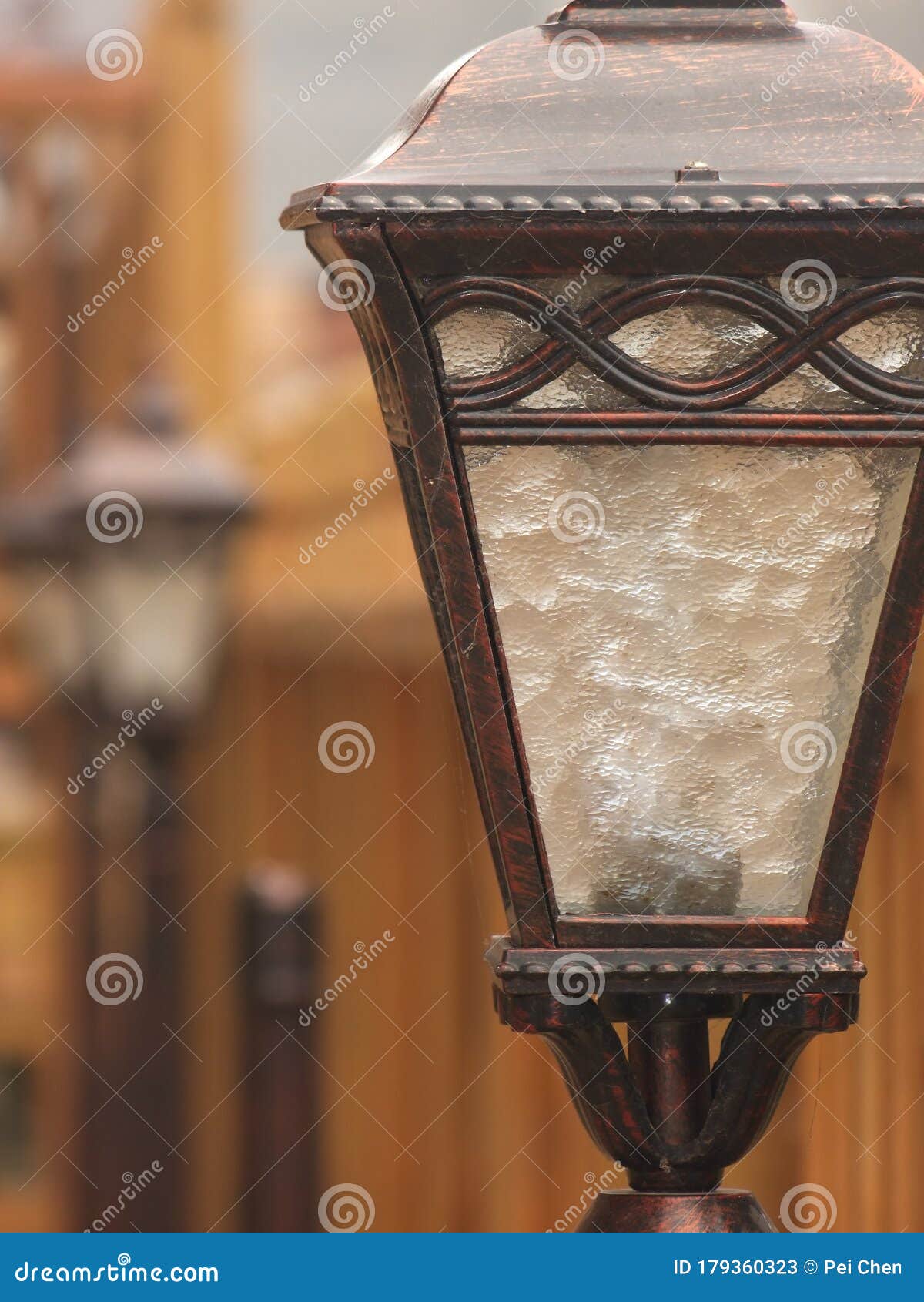 The beautiful street lamp stock image. Image of texture - 179360323
