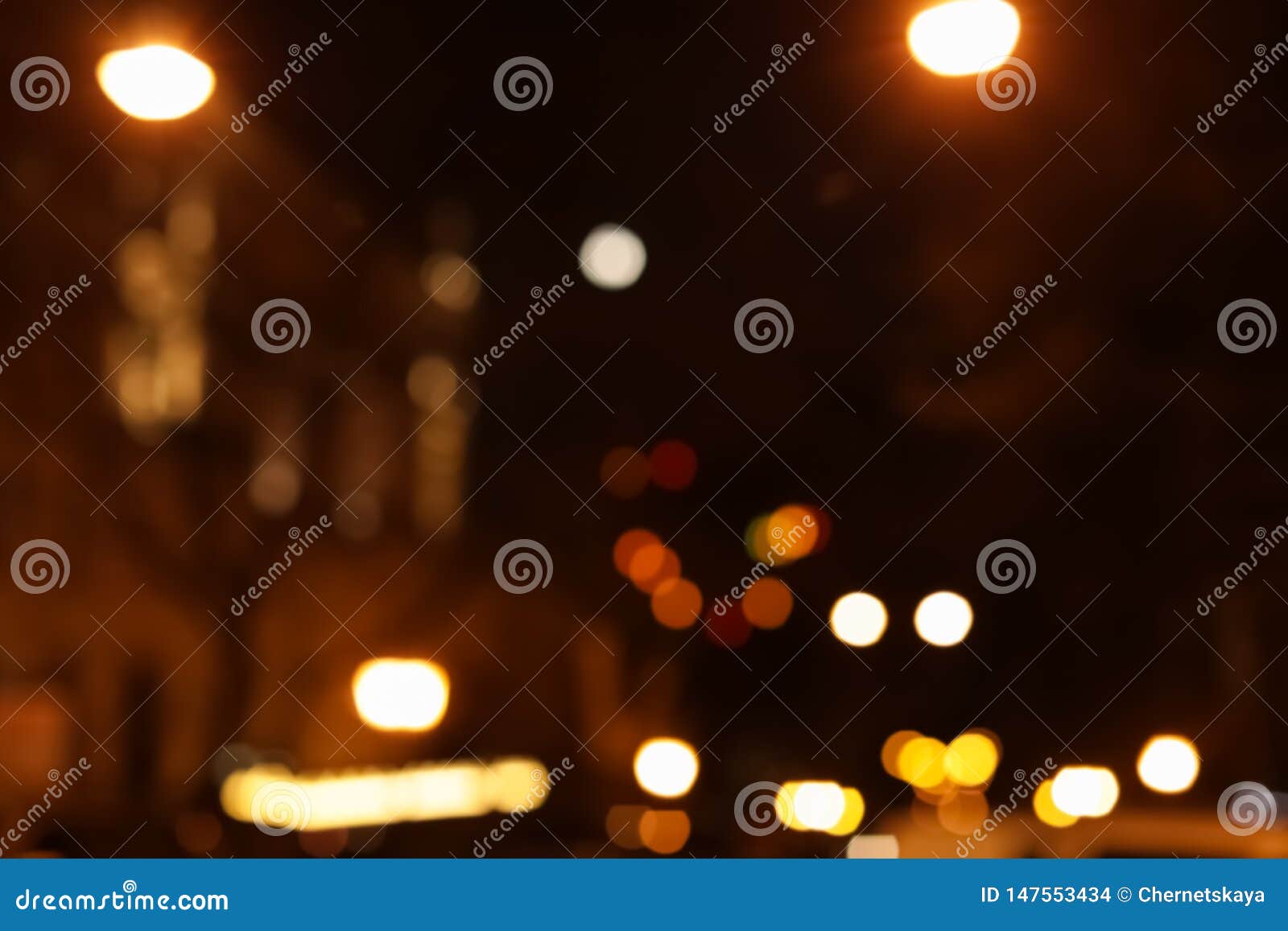 Beautiful Street Lights at Night. Stock Photo - Image of illuminated ...