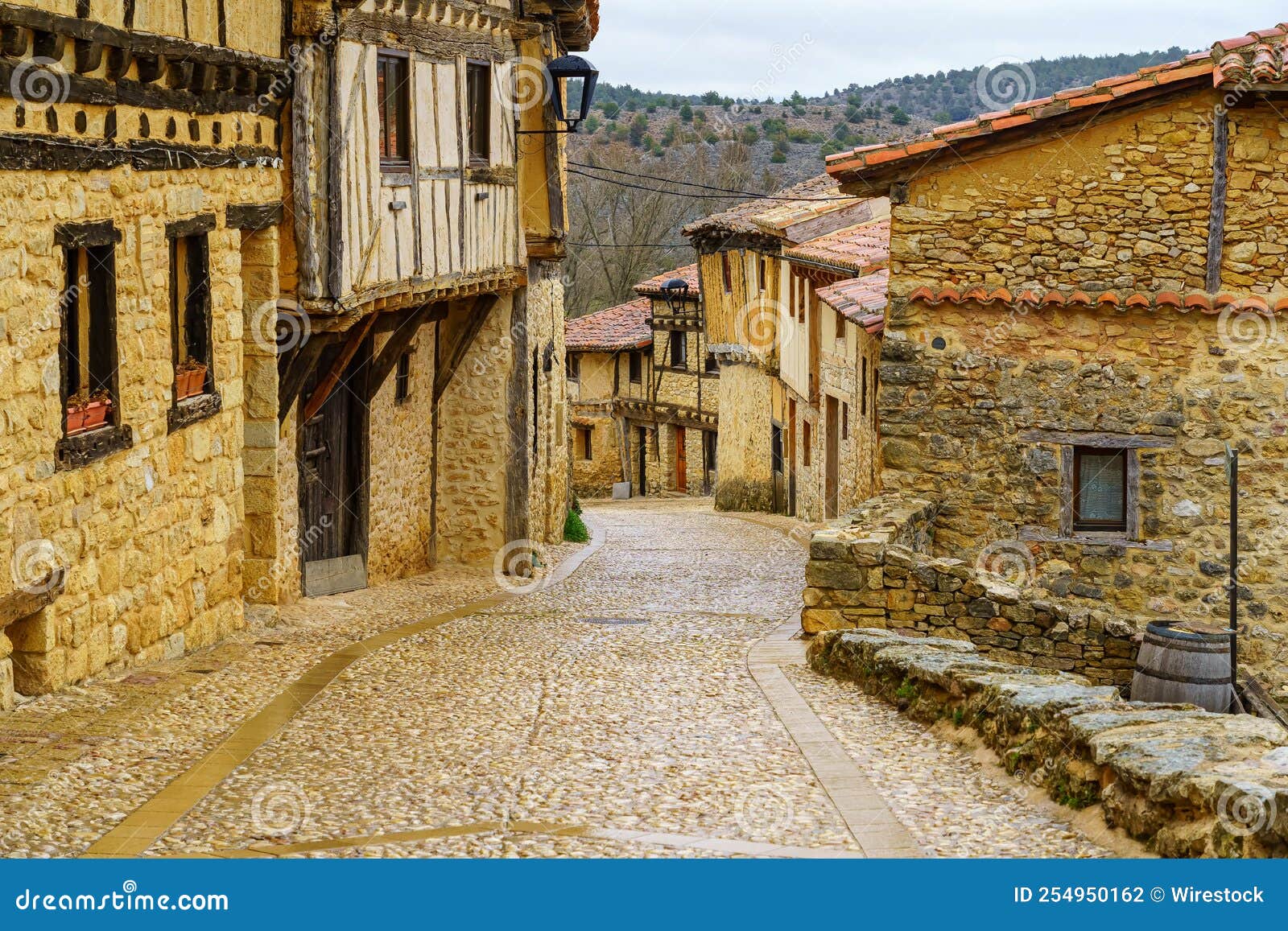Beautiful Streets of Calatanazor in Soria, Spain Stock Photo - Image of ...