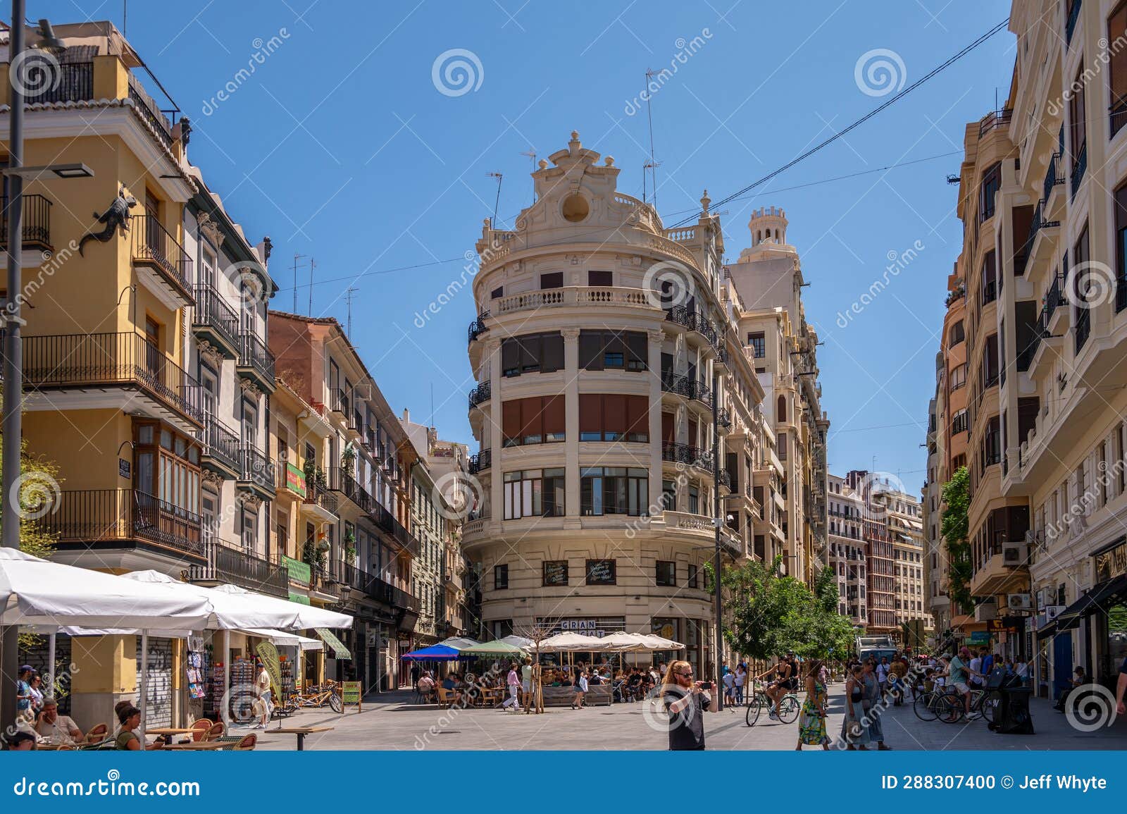 Beautiful Streets in Valencia, Spain Editorial Image - Image of spain ...