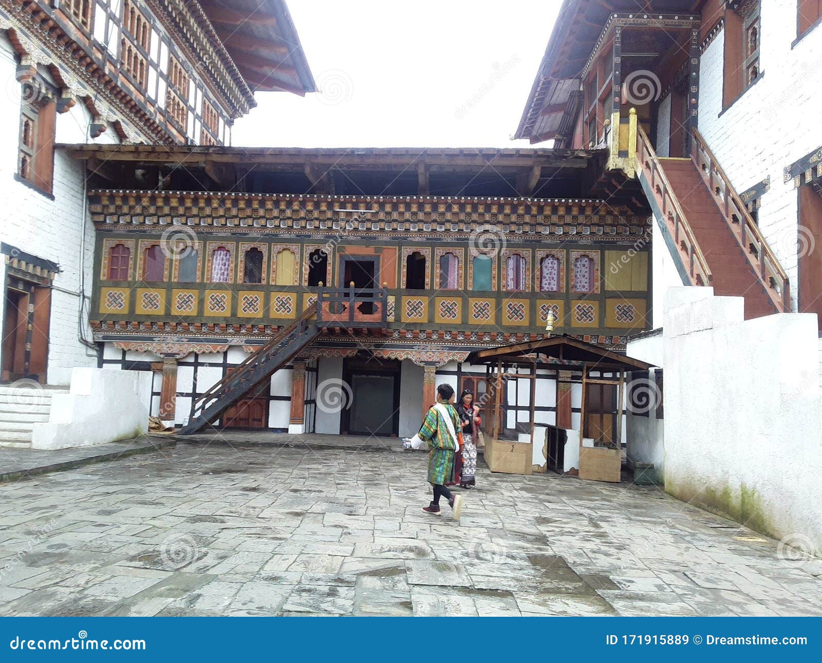 Beautiful Structure of the Houses at Thimphu, Bhutan. Editorial Stock ...
