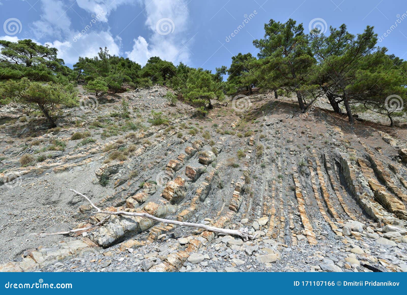 Beautiful Structure of the Rock, Consists of a Solid Rock in the Form ...