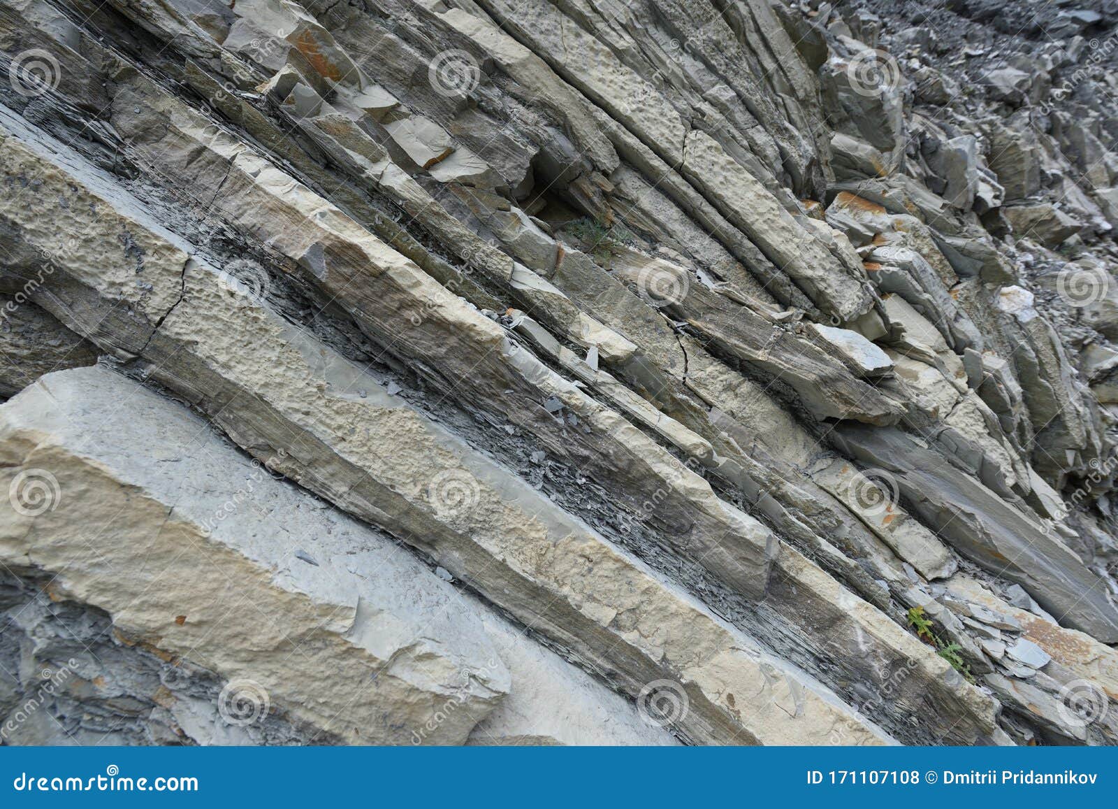 Beautiful Structure of the Rock, Consists of a Solid Rock in the Form ...