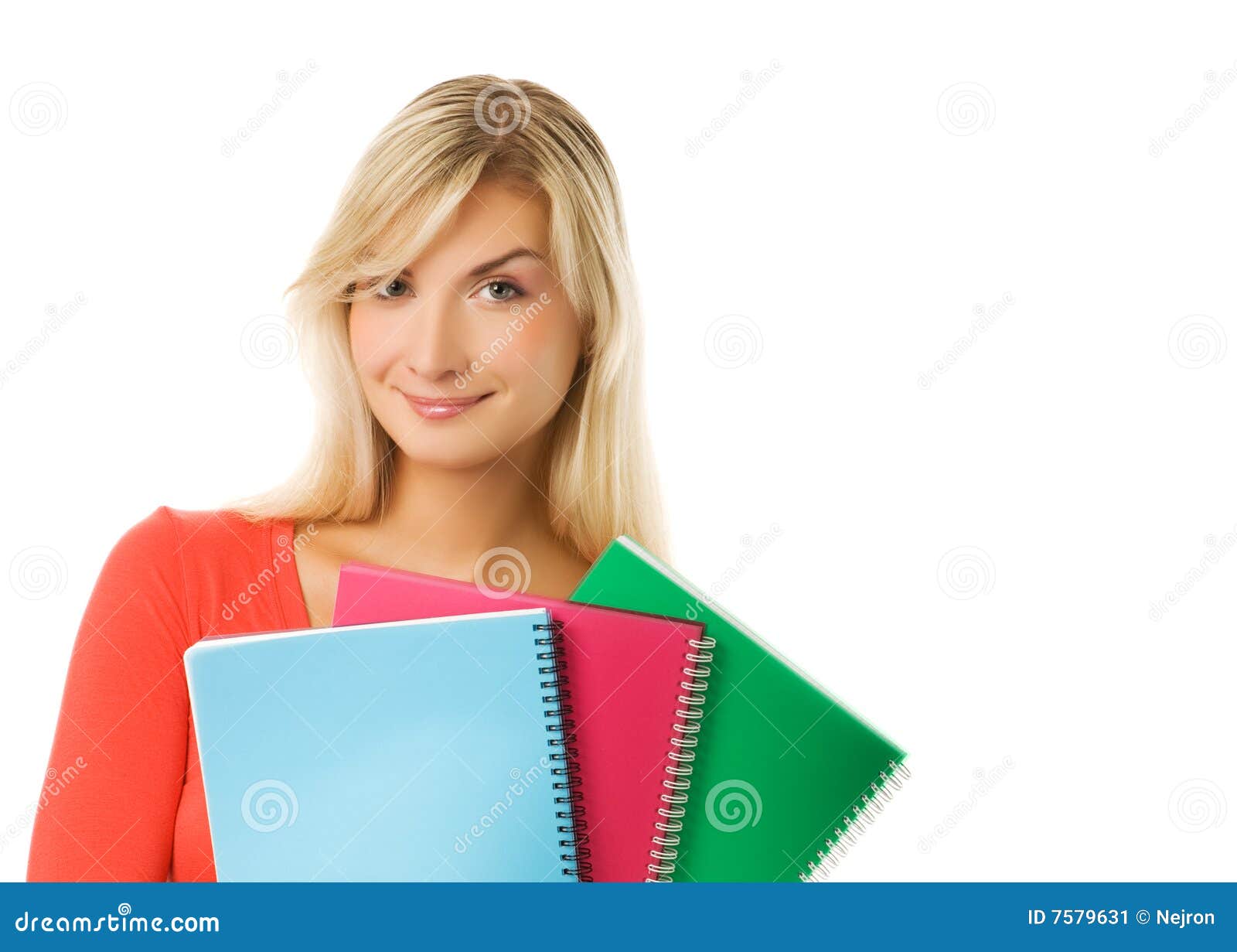 Beautiful student stock image. Image of casual, high, friendly - 7579631