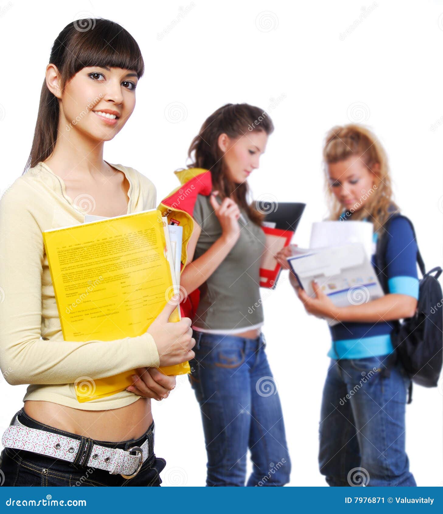 Beautiful student stock image. Image of girl, attractive - 7976871