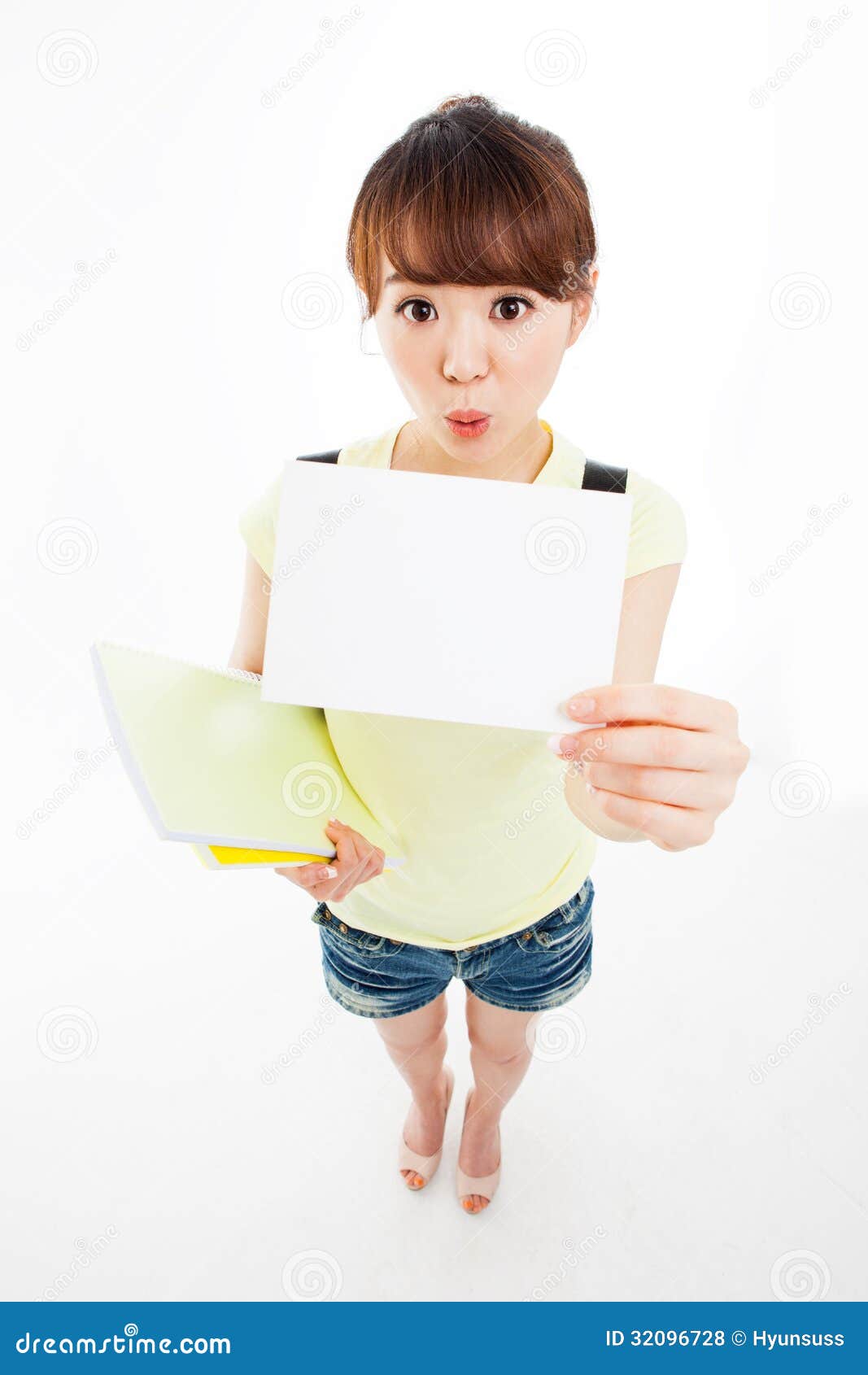 Beautiful Student High Angle Shot Stock Photo - Image of high, model ...