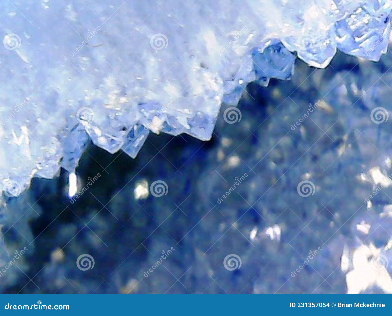 Crystal Seen through Microscope Stock Photo - Image of crystallization ...