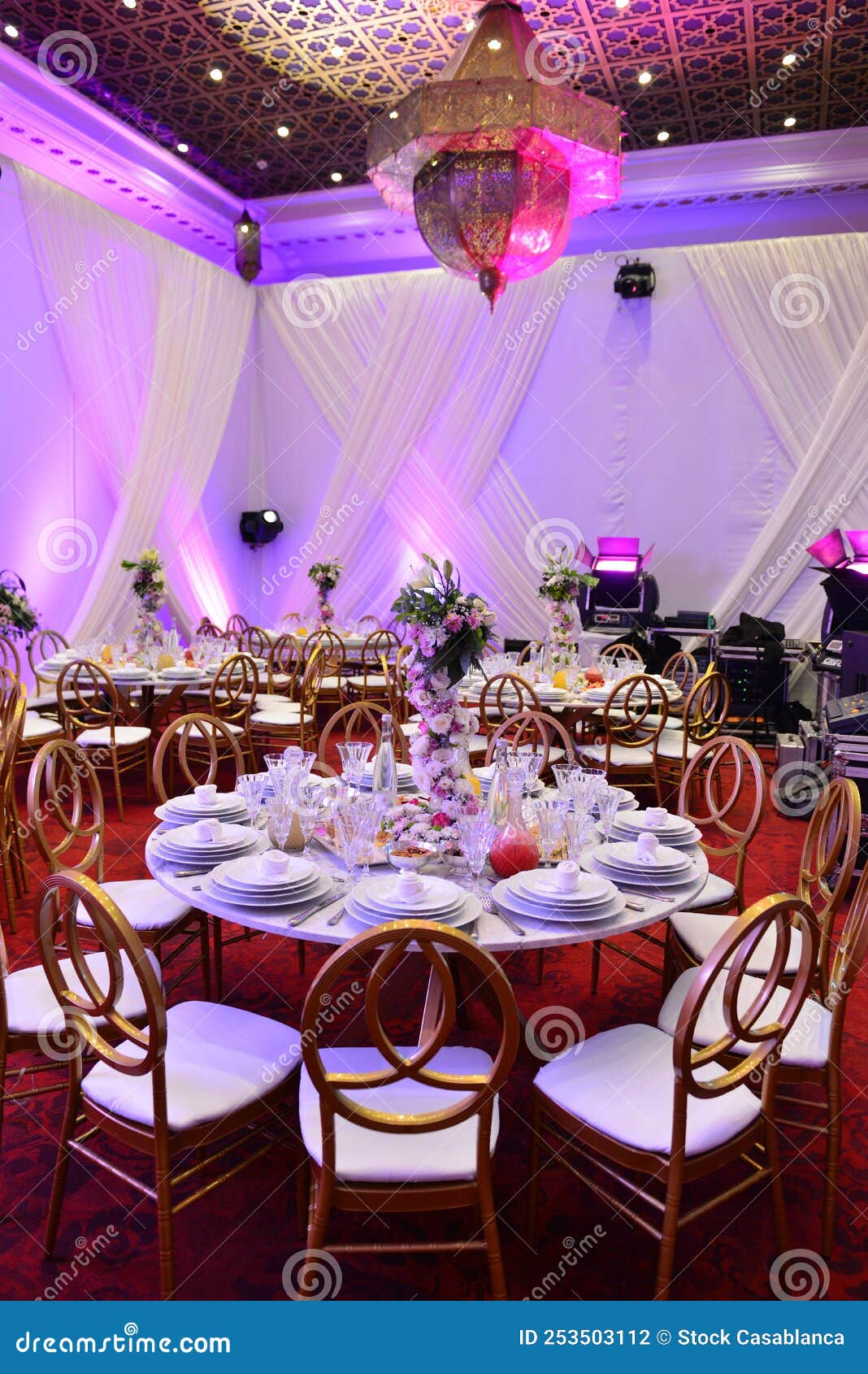A Beautiful Styled Table with Raspberry Cakes Editorial Photography ...