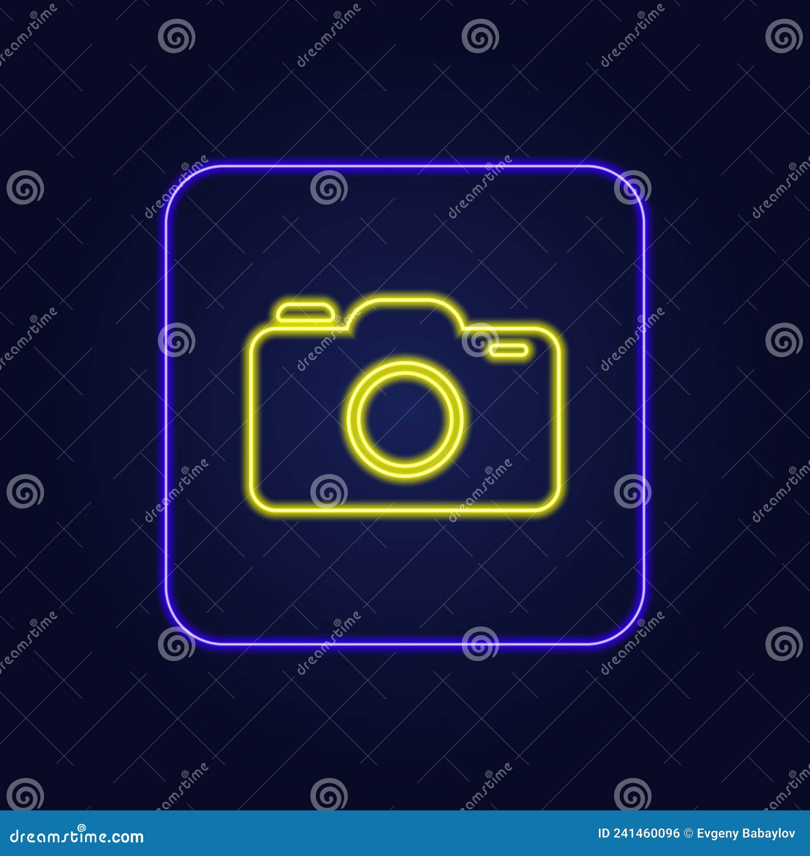 Neon Camera Sign. Bright Photo Camera Symbol. Cartoon Vector ... Neon Camera Sign. Bright Photo Camera Symbol. Cartoon Vector ...