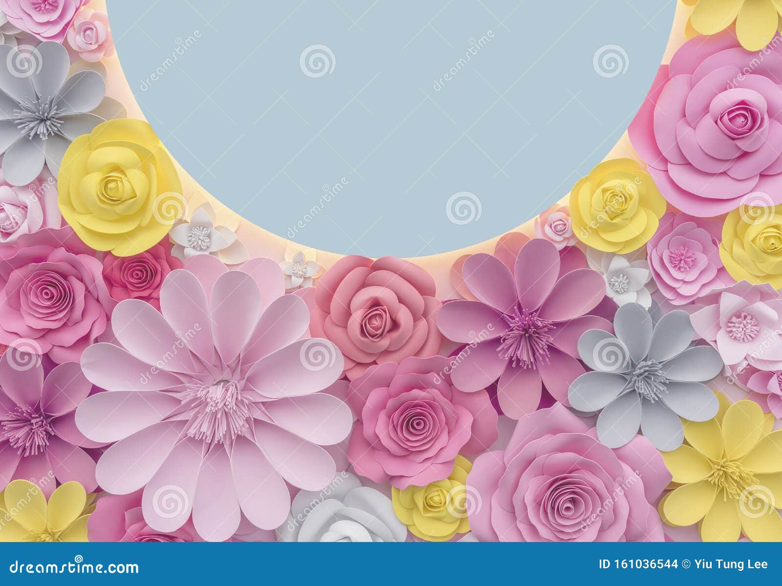 Stylish Modern Flower Background Stock Photo - Image of copy, abstract ...