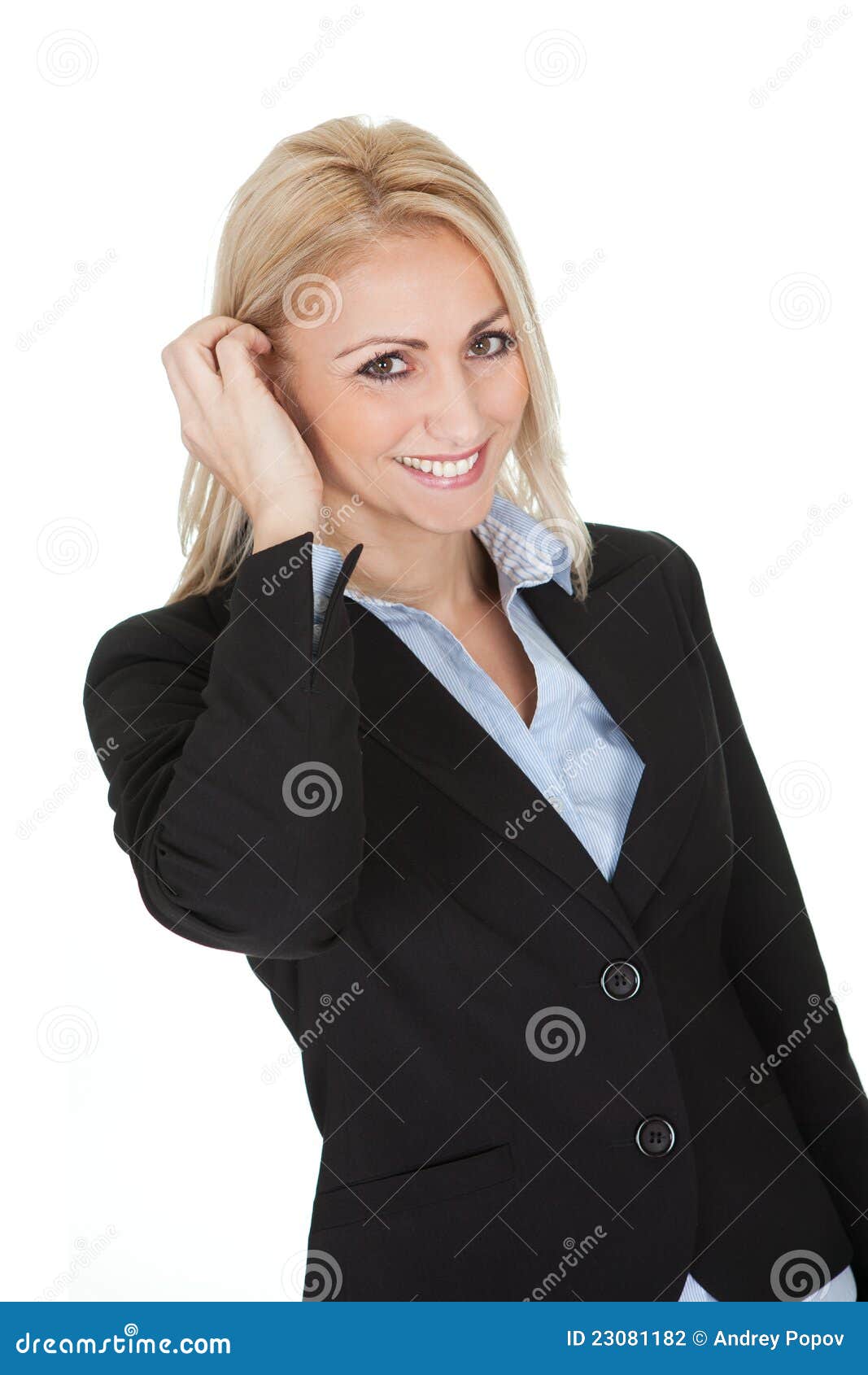 Beautiful Successful Businesswoman Stock Photo - Image of female ...