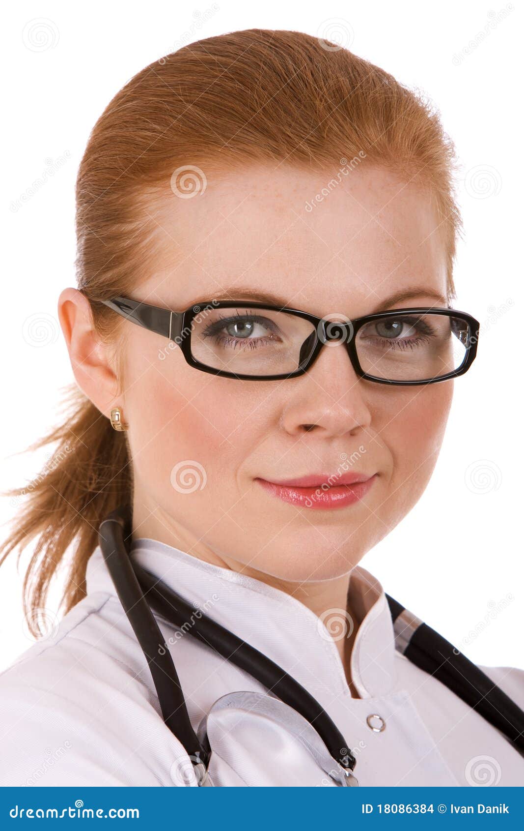 Beautiful Successful Female Doctor Stock Photo - Image of smile ...