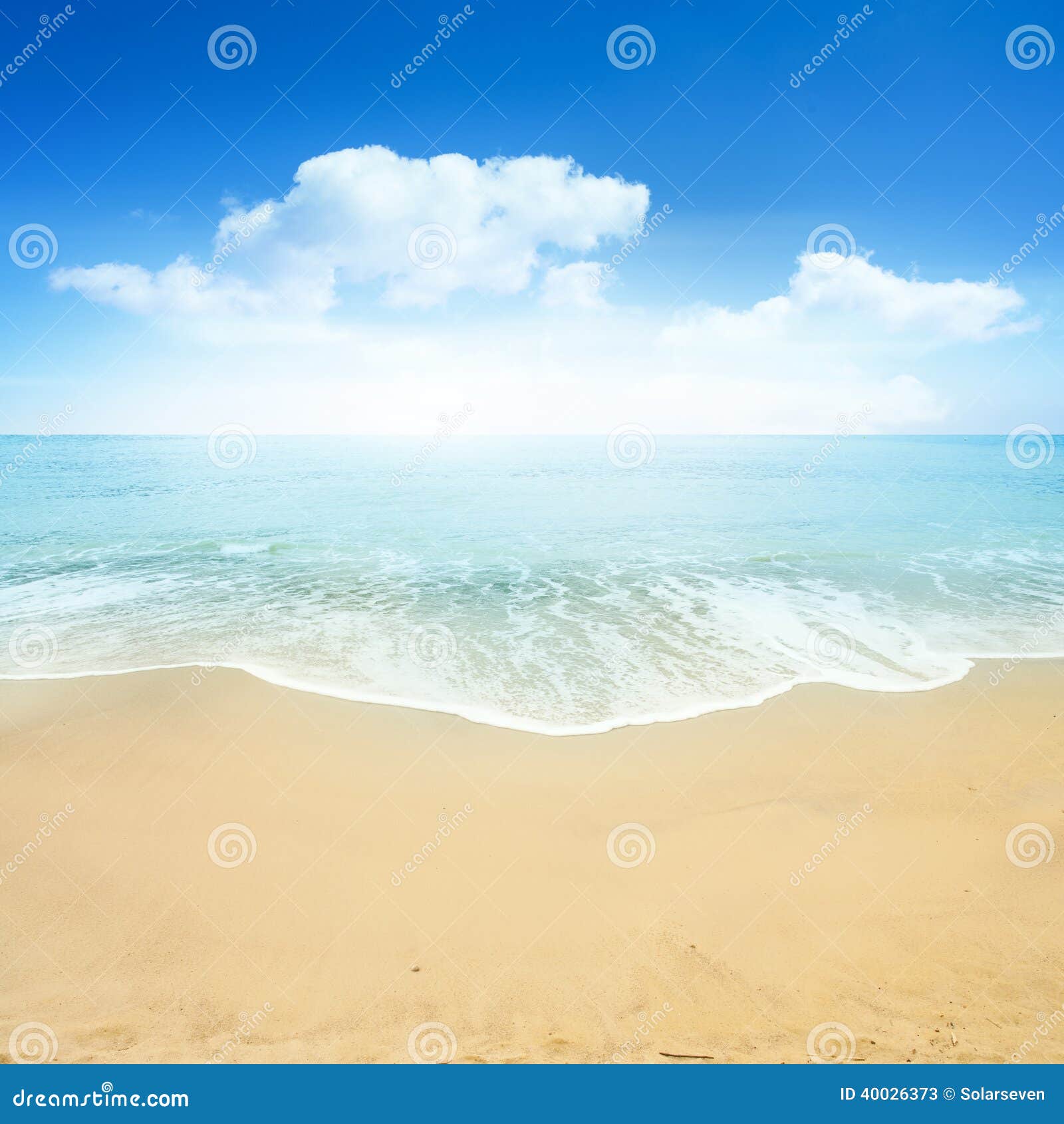 Beautiful Summer Beach stock image. Image of tropical - 40026373