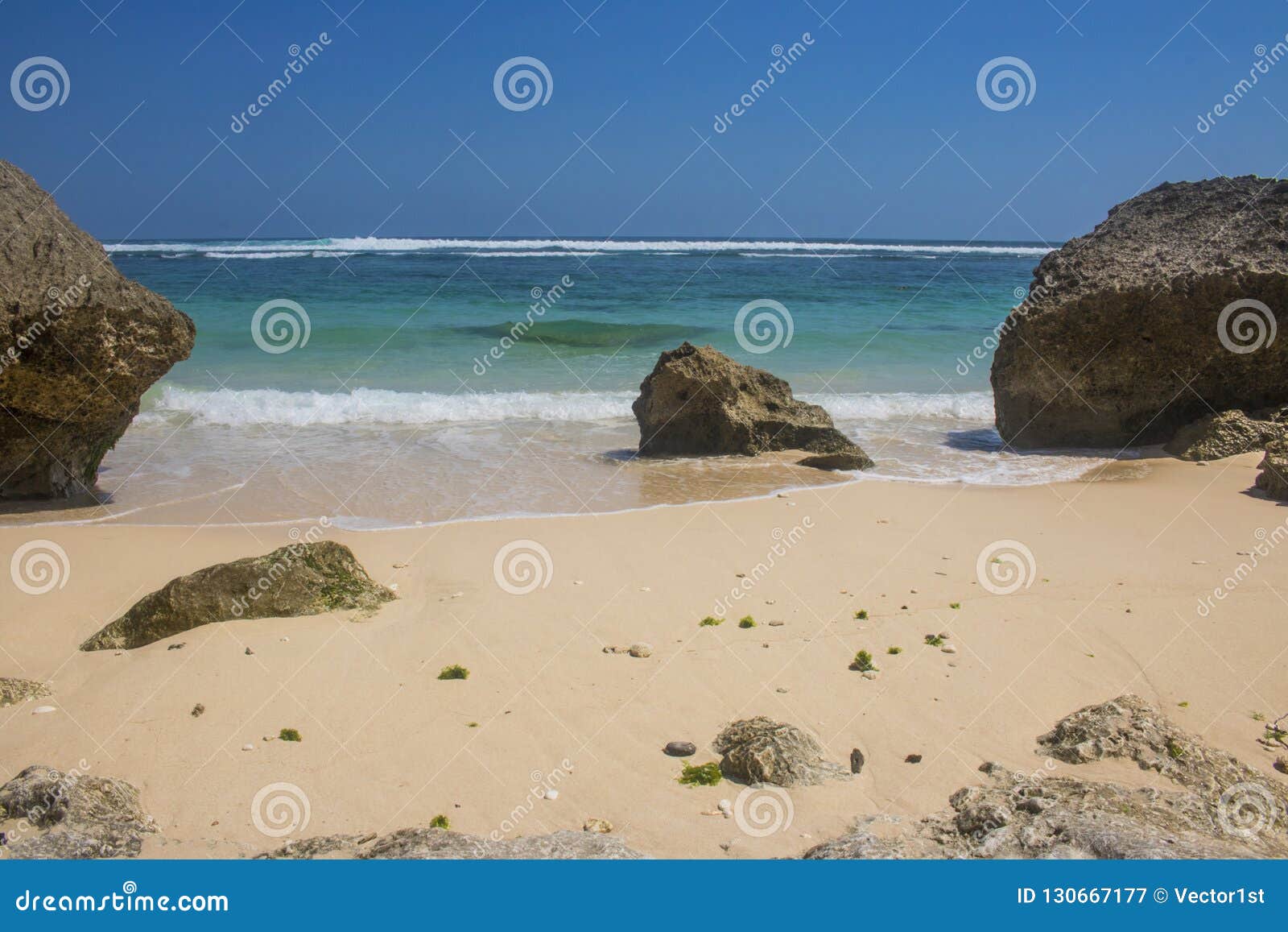 Beautiful Summer Beach View Stock Image - Image of bali, coral: 130667177