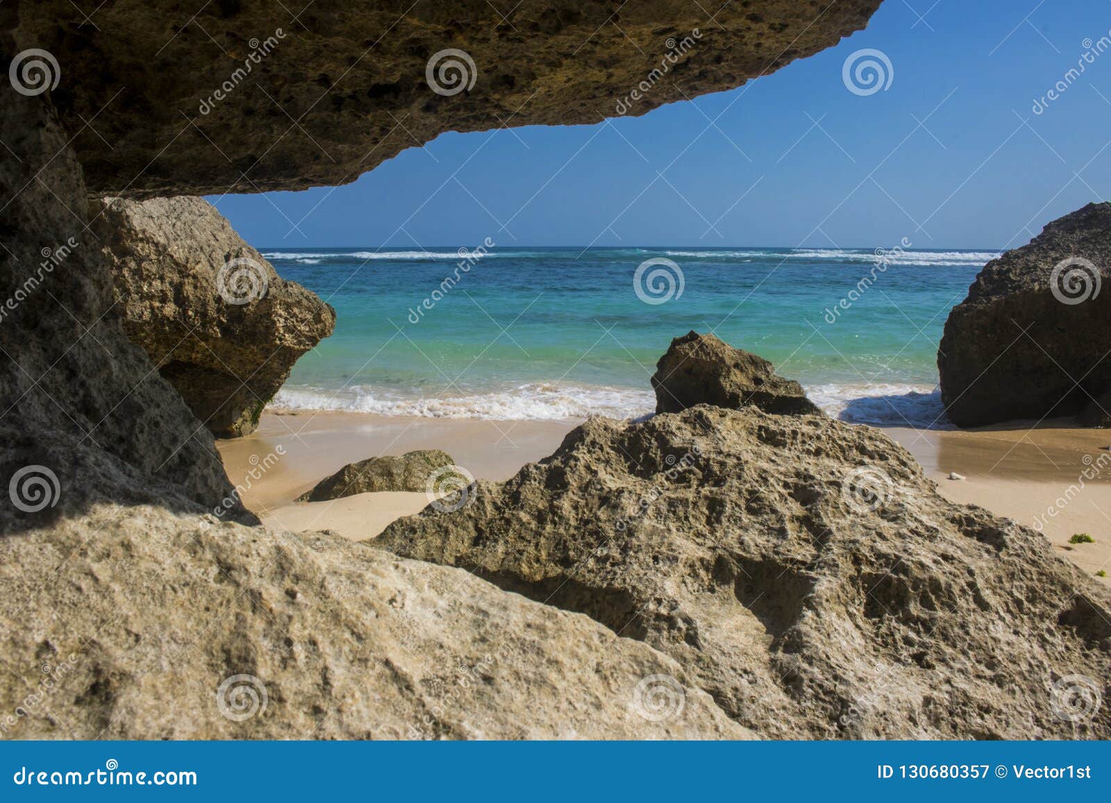 Beautiful Summer Beach View Stock Image - Image of bali, reef: 130680357