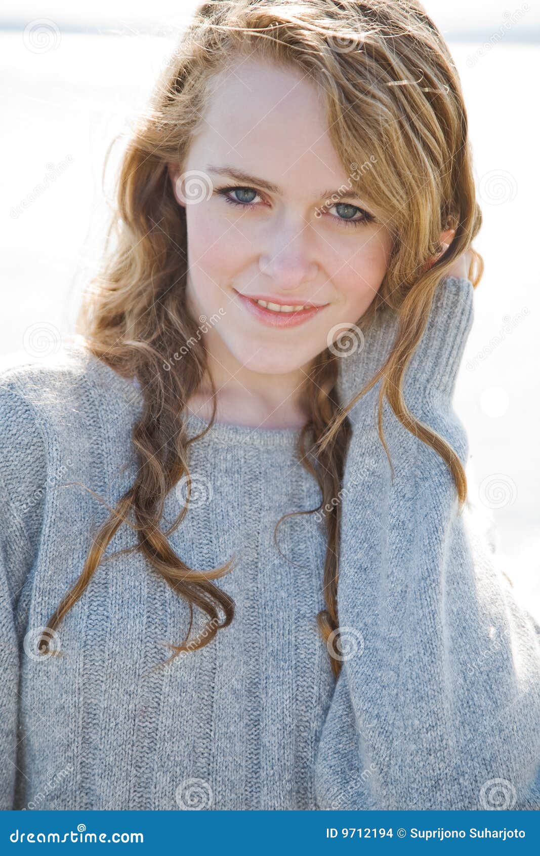 Beautiful summer girl stock photo. Image of blonde, attractive - 9712194