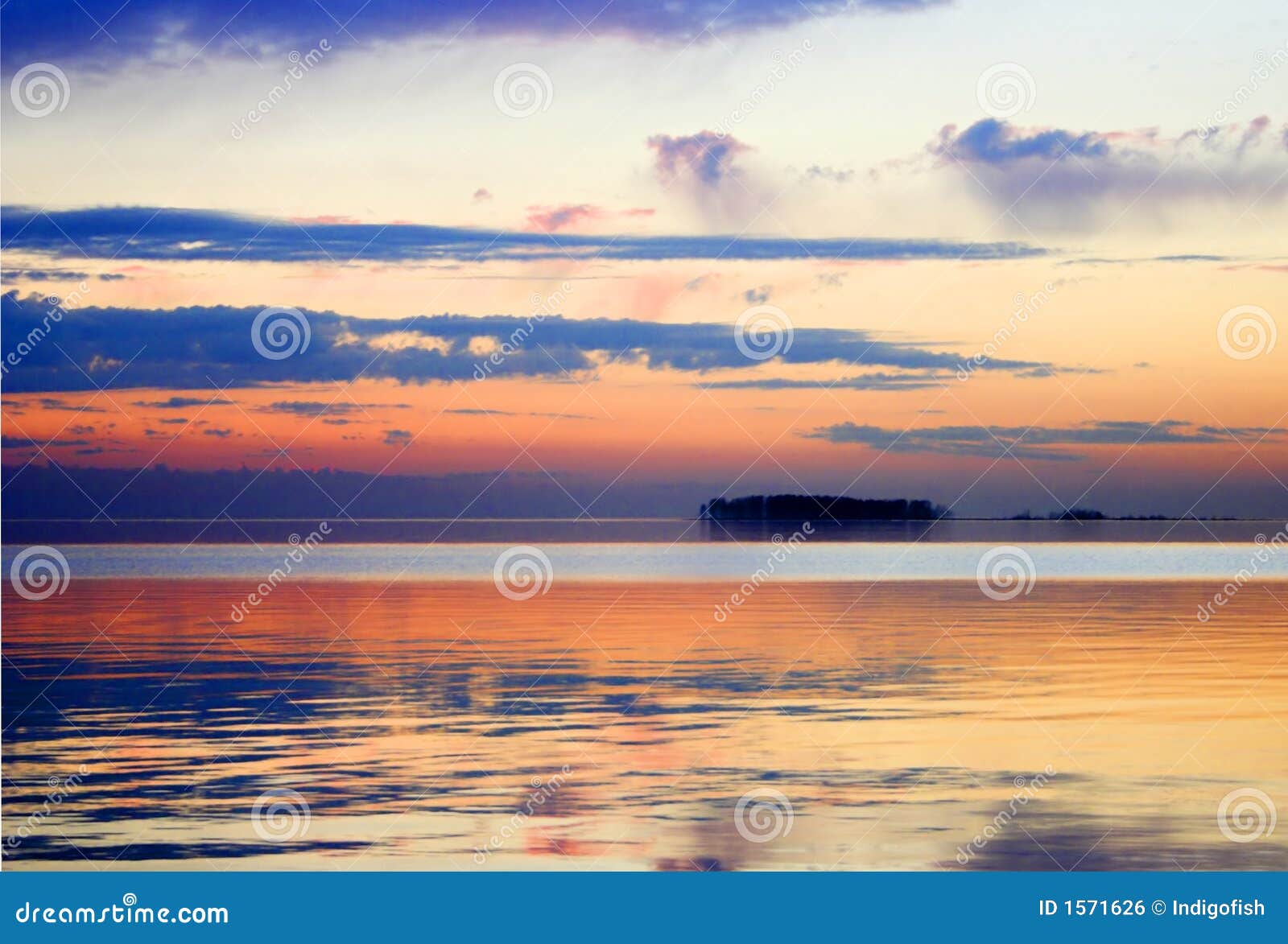 Beautiful summer sunset stock photo. Image of dusk, colour - 1571626