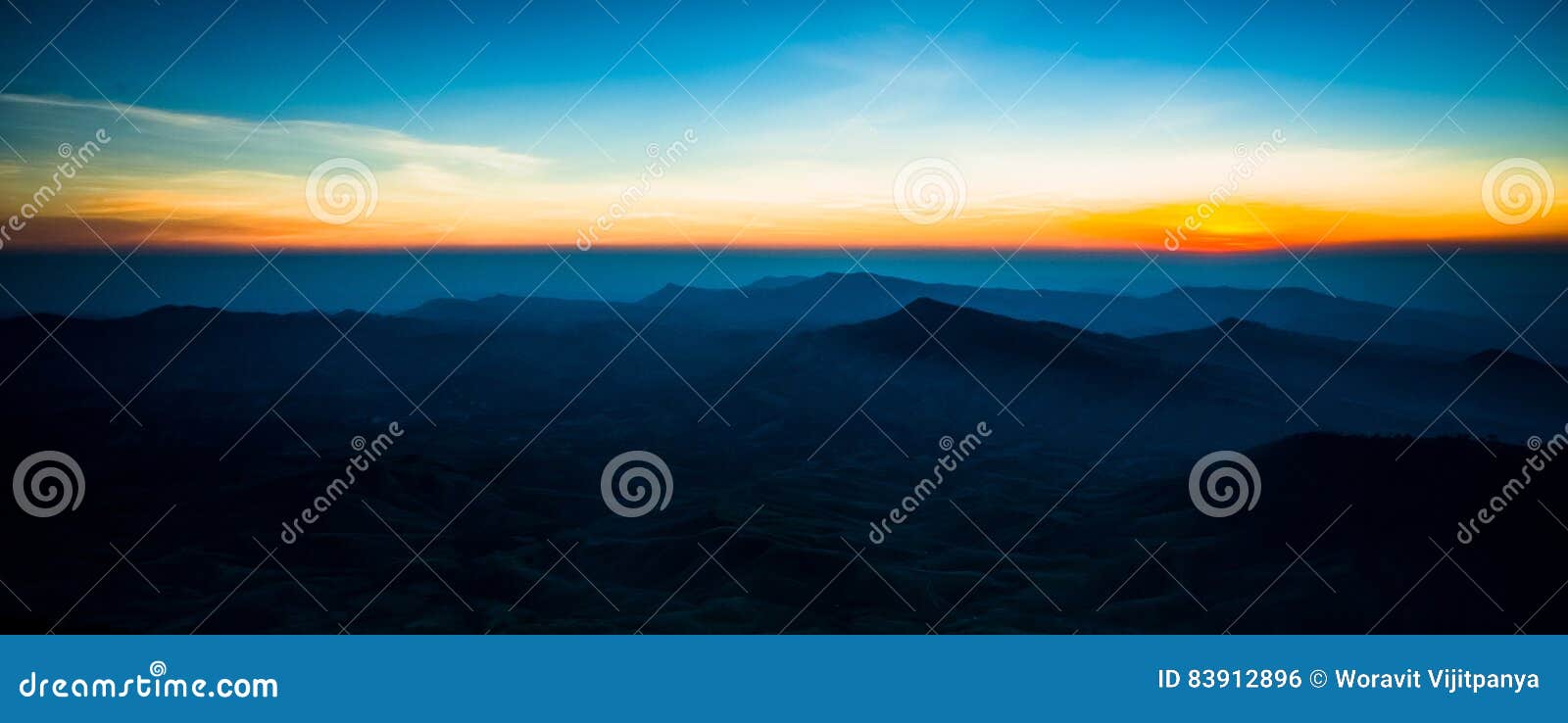 Beautiful sun rise stock photo. Image of peaceful, ridge - 83912896
