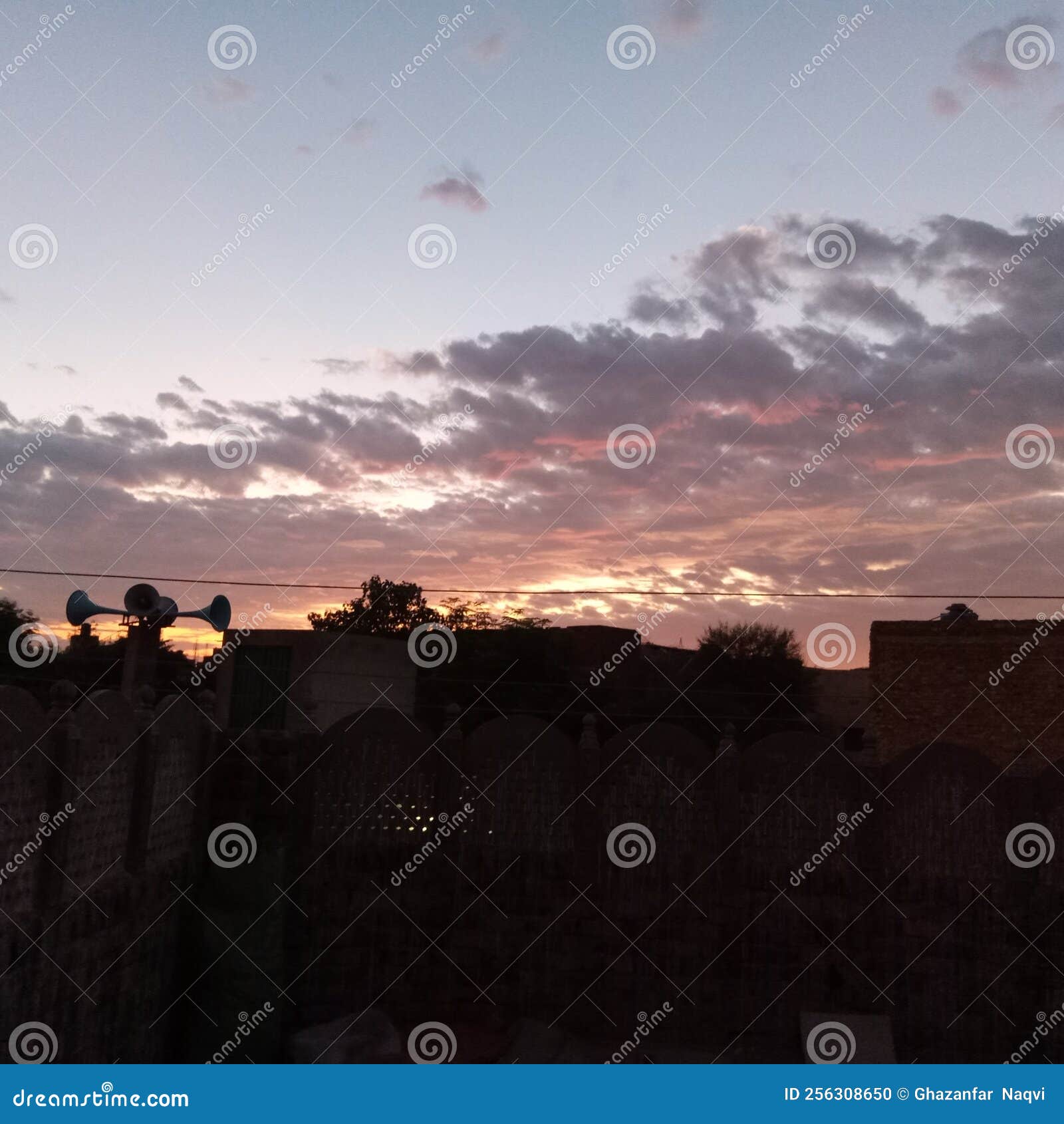 Beautiful sun set stock photo. Image of refreshes, beautiful - 256308650