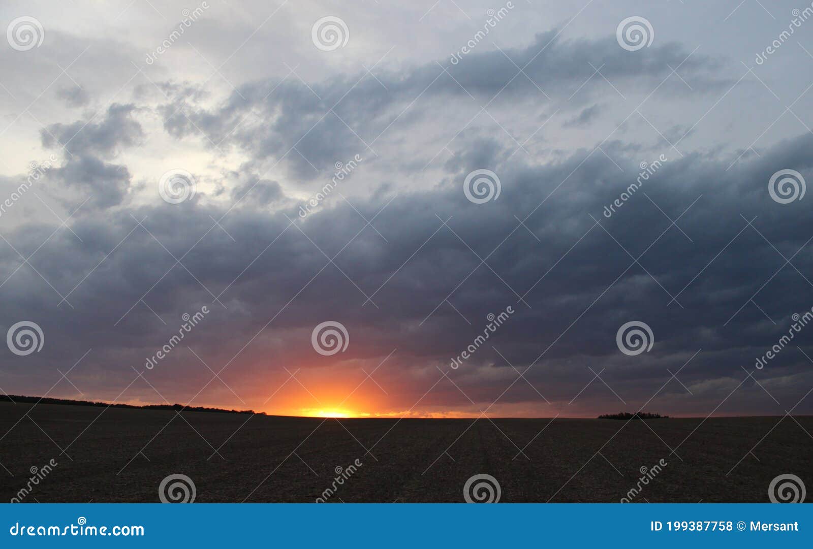 Beautiful Sundown at Gyermely Stock Photo - Image of destination, view ...