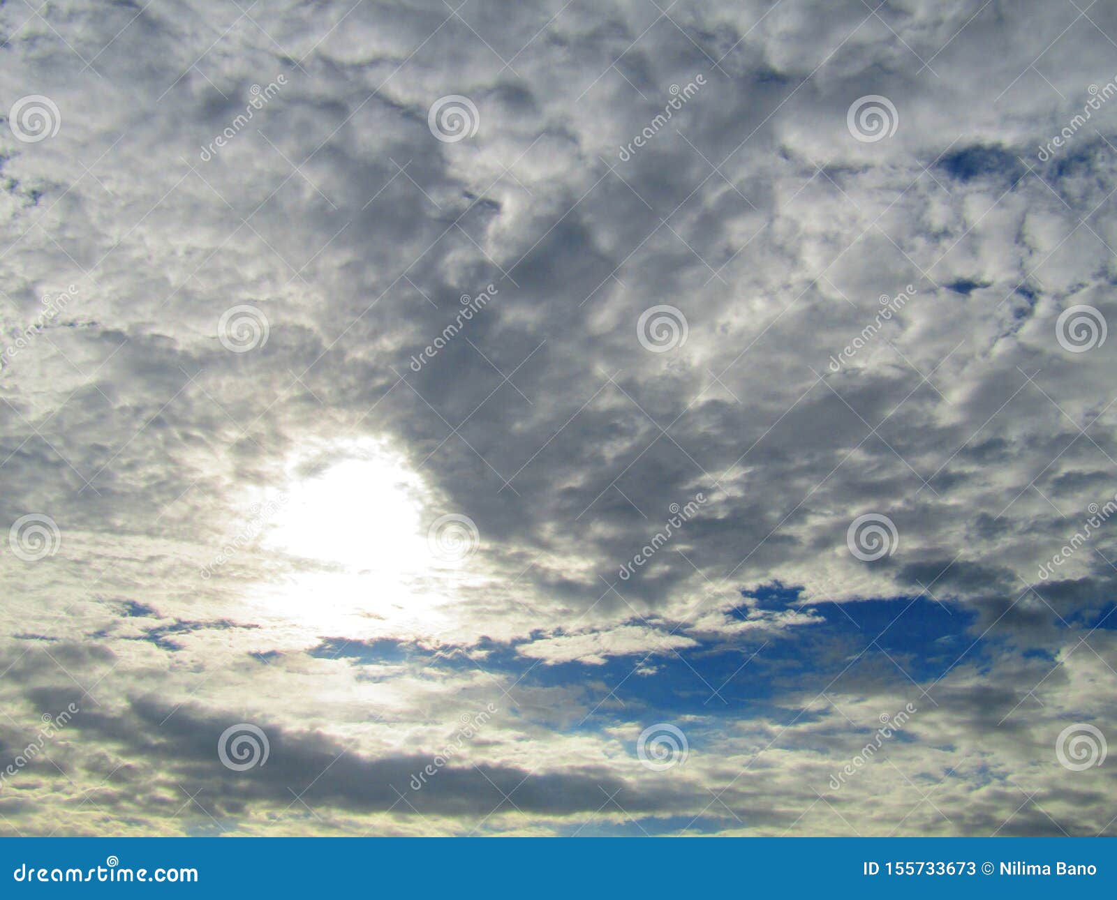 Beautiful Sunlight through Cloud and Sky Stock Image - Image of cloud ...