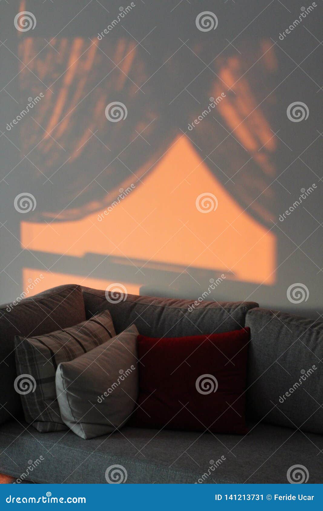Curtain shadow stock image. Image of decoration, beautiful - 141213731