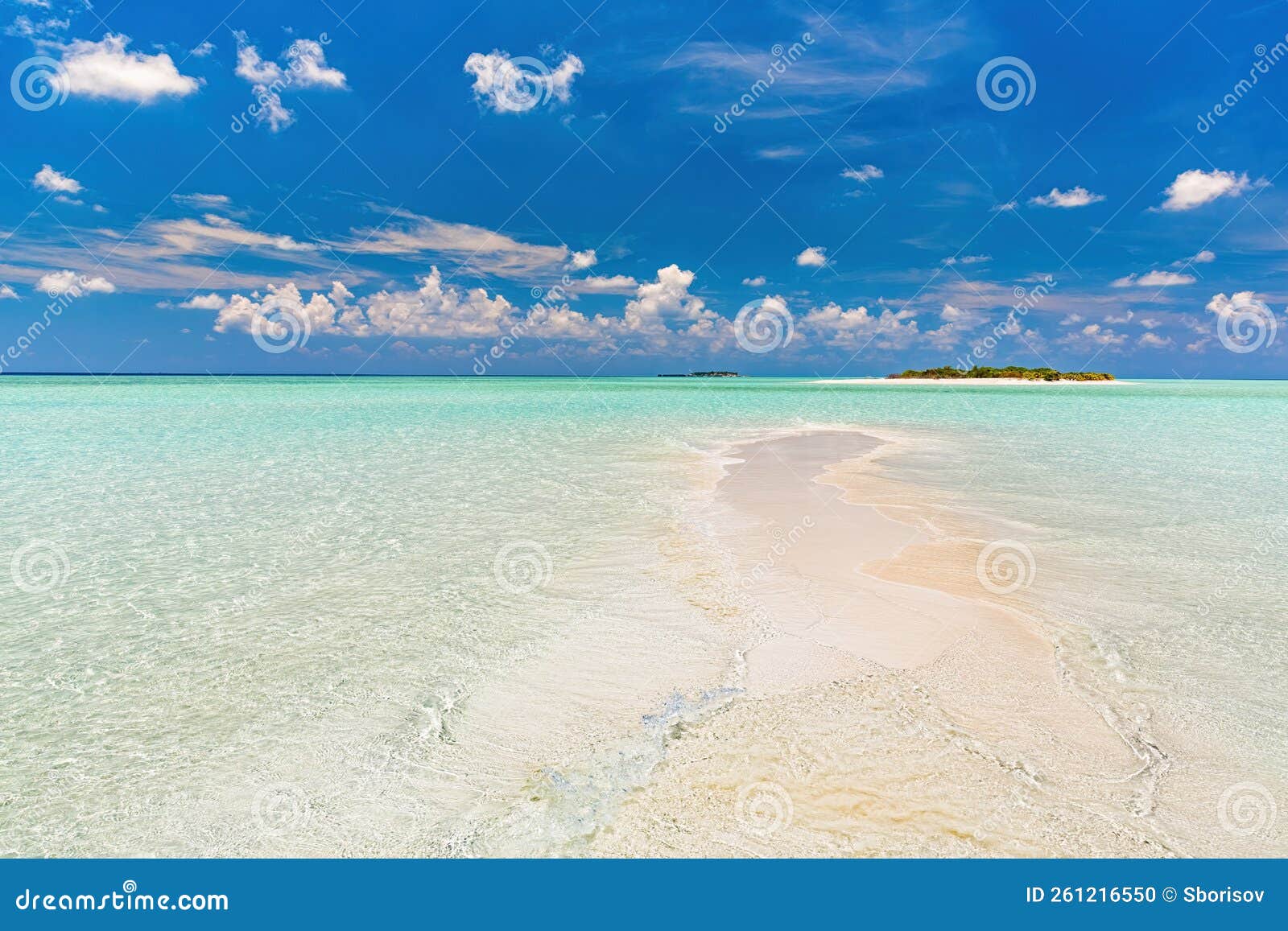 Beautiful Sunny Ocean Beach, Maldives Stock Photo - Image of outdoor ...
